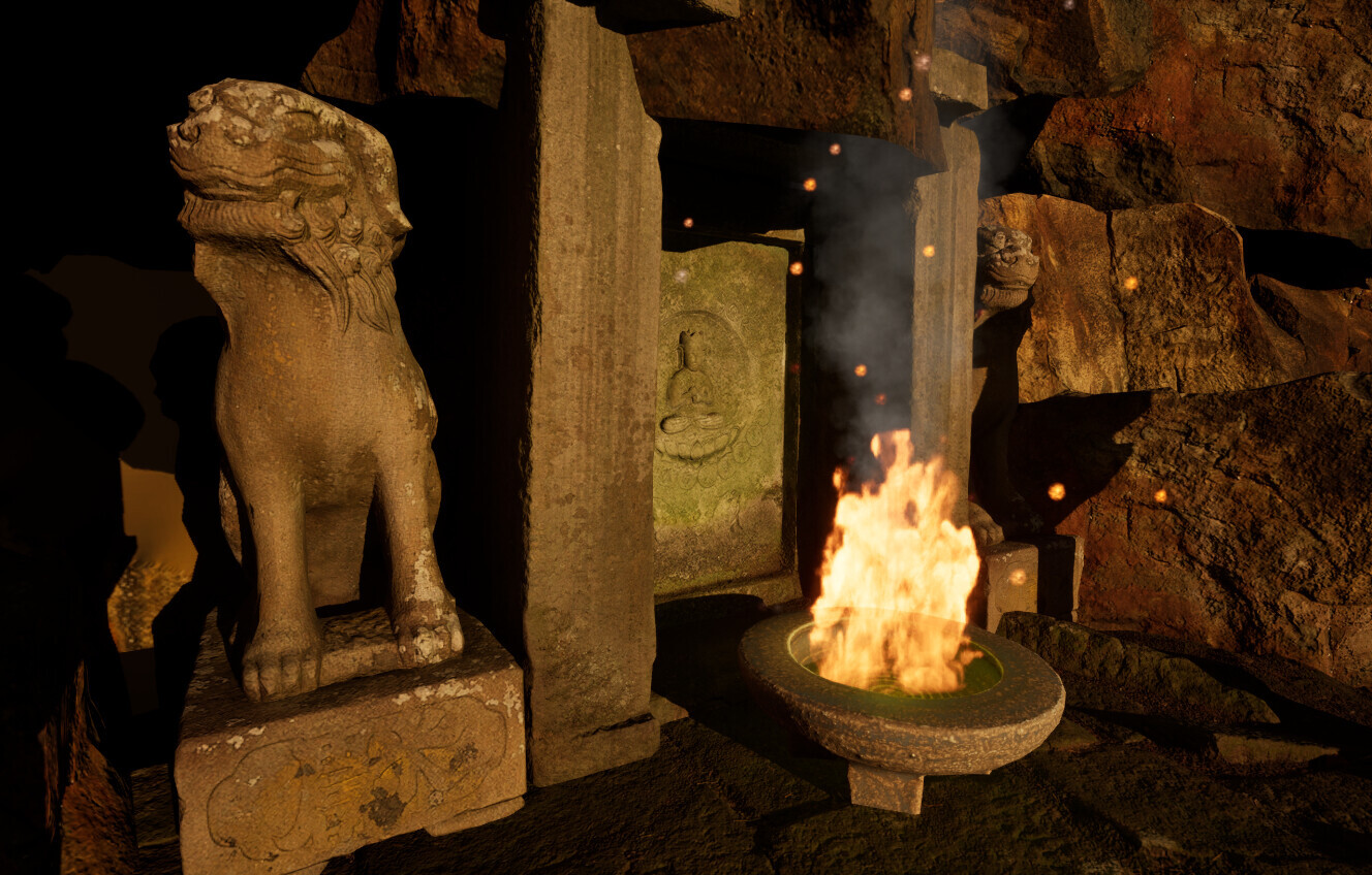 ArtStation - Fire Shrine