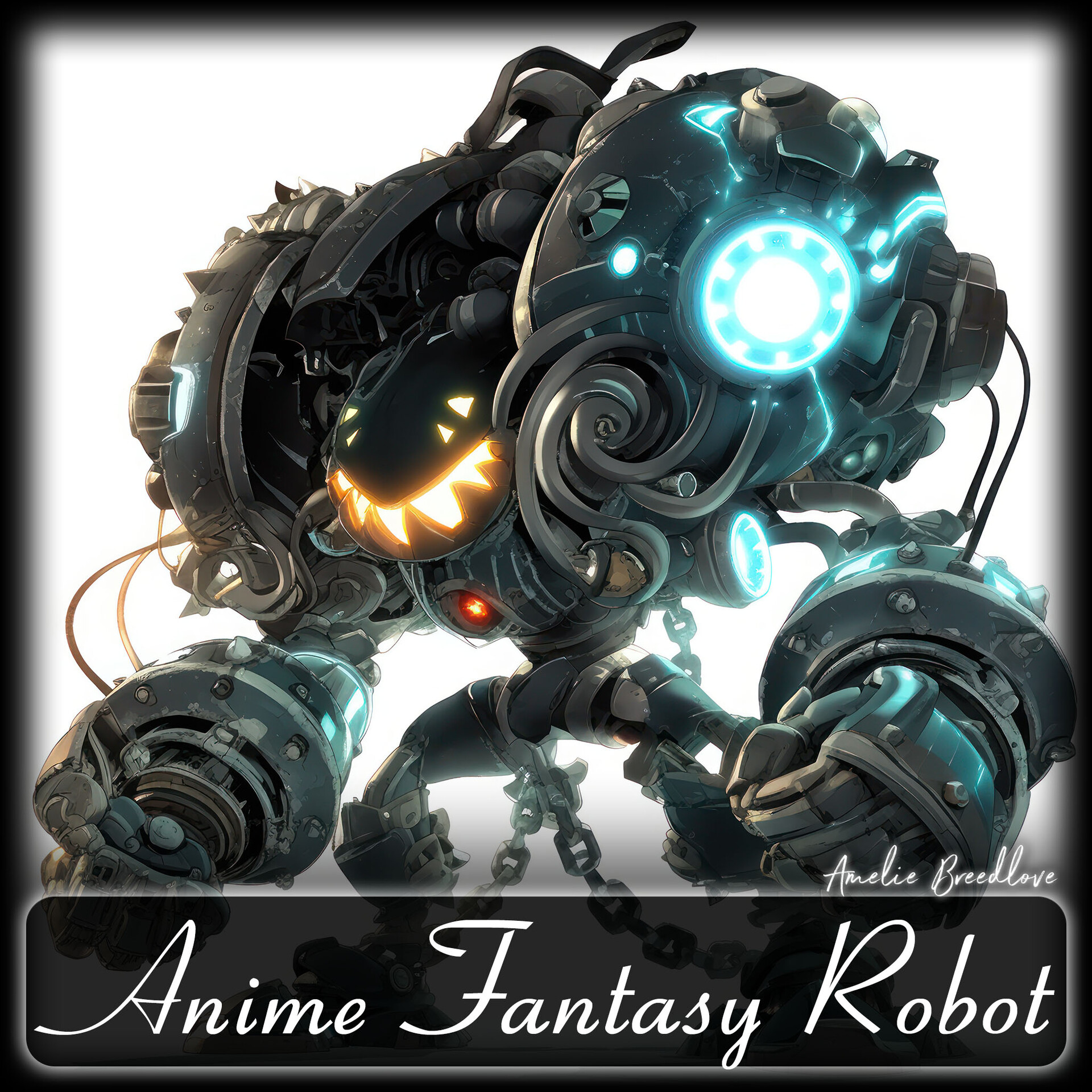 ArtStation - 200 Anime Fantasy Robot (Full Body) Reference Pack | 4K | v.1