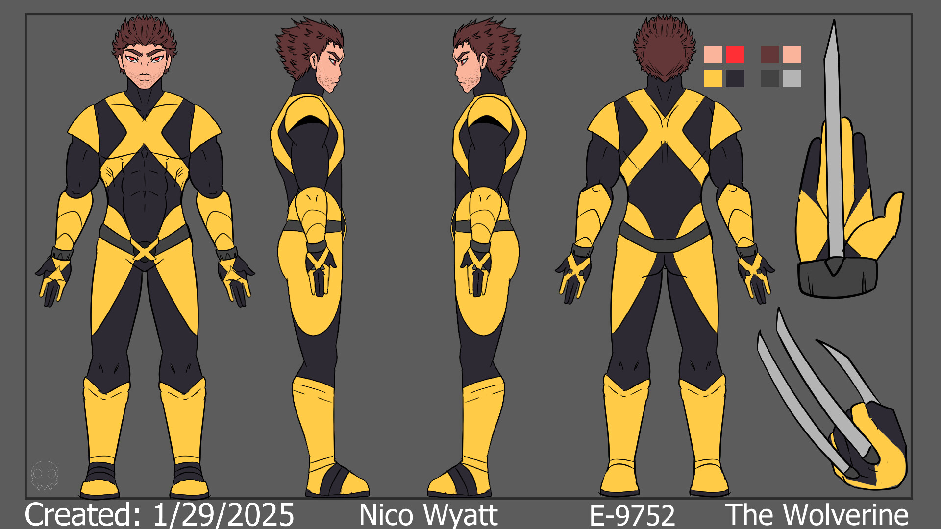 ArtStation - Wolverine Concept Sheet