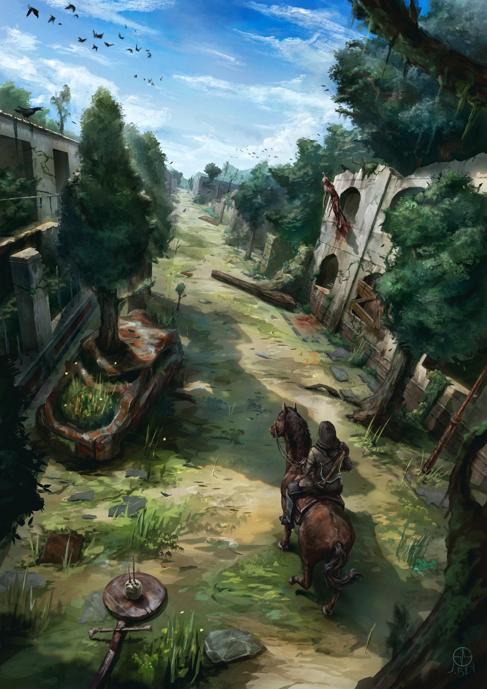 ArtStation - Post-apocalyptic Street