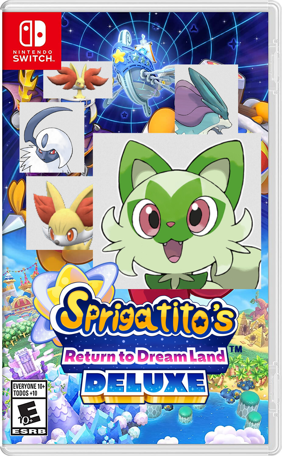 ArtStation - Sprigatito's Return to Dream Land Deluxe