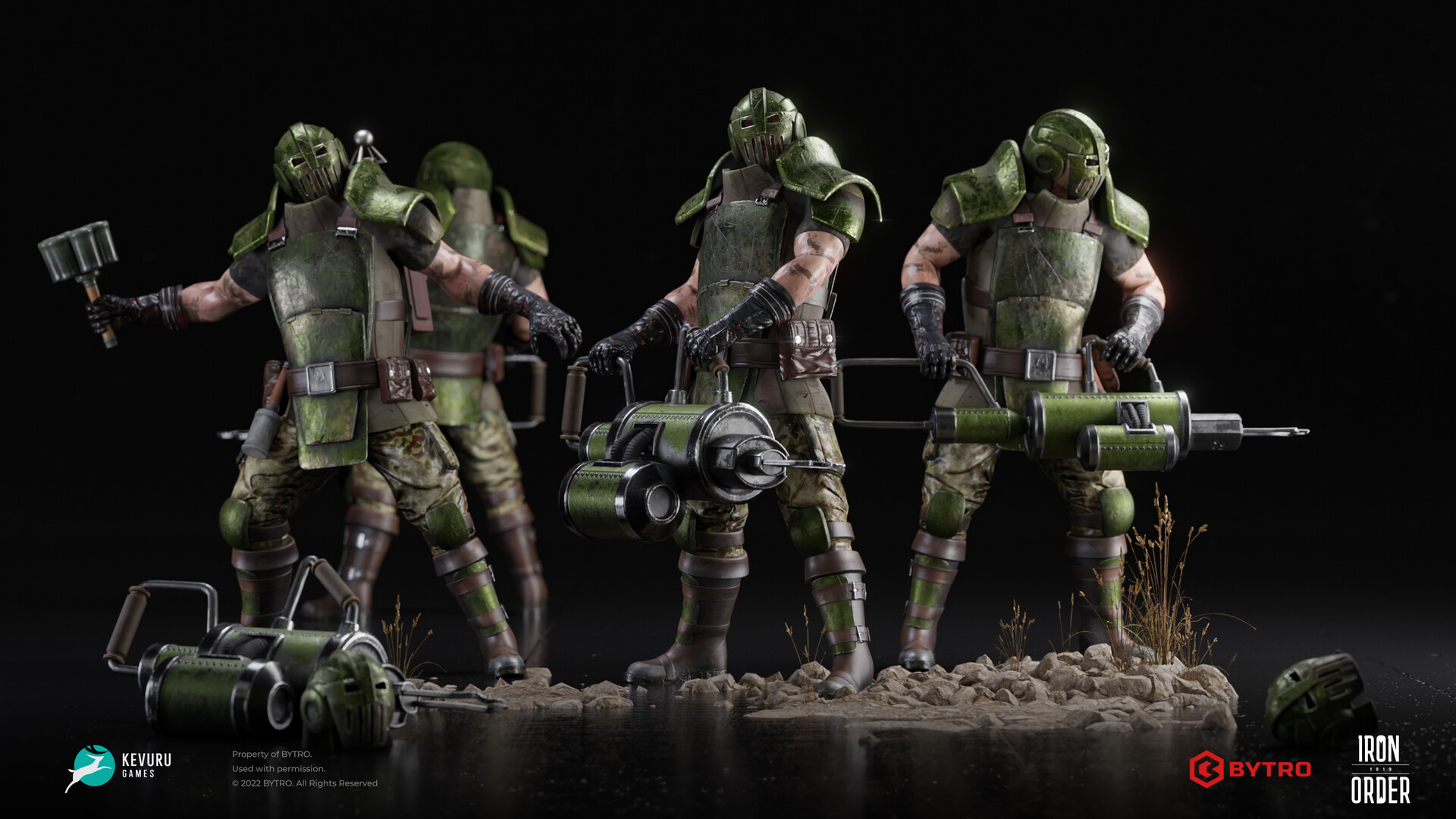 Kevuru Games Iron Order 1919 Heavy Commandos
