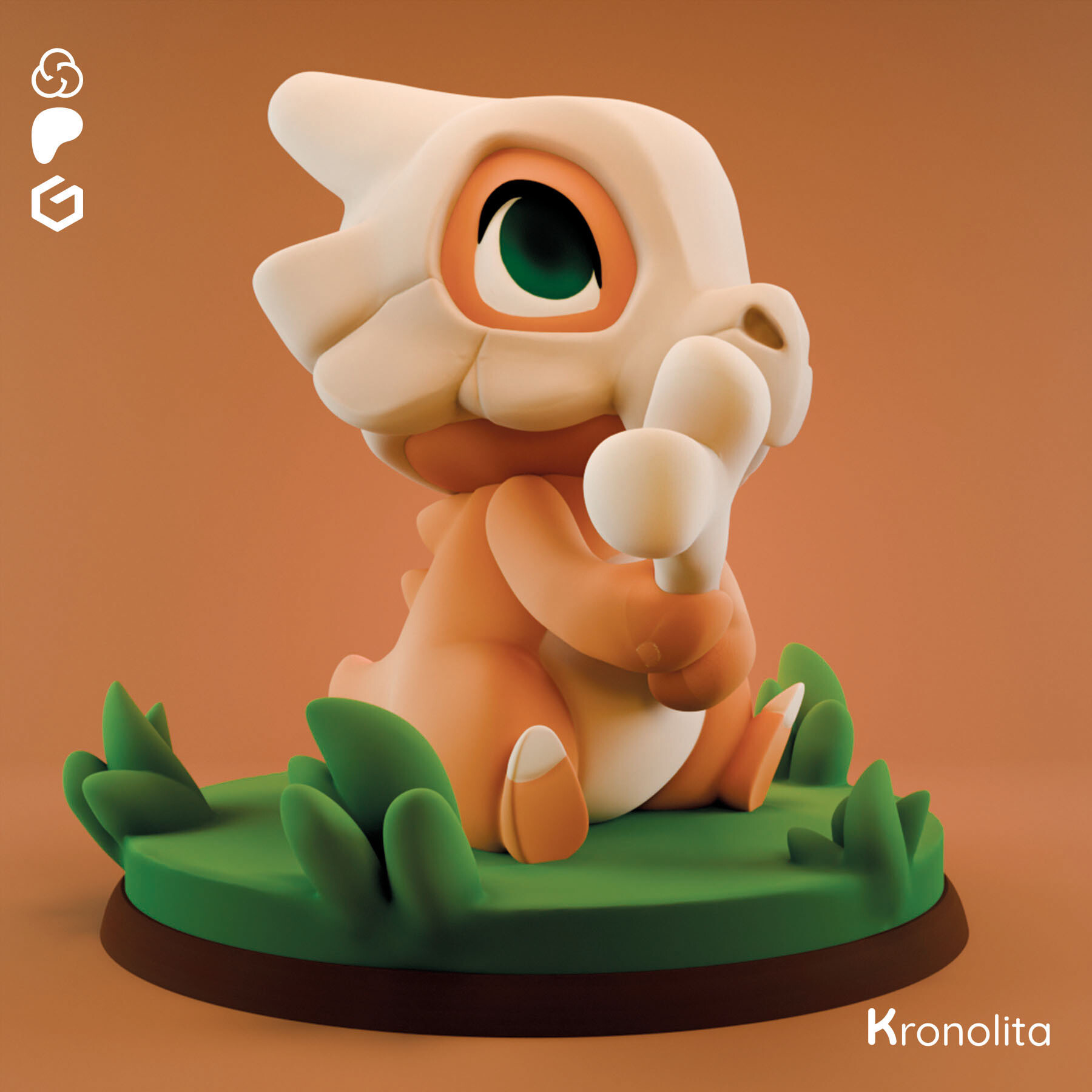 ArtStation - Pokemon baby cubone