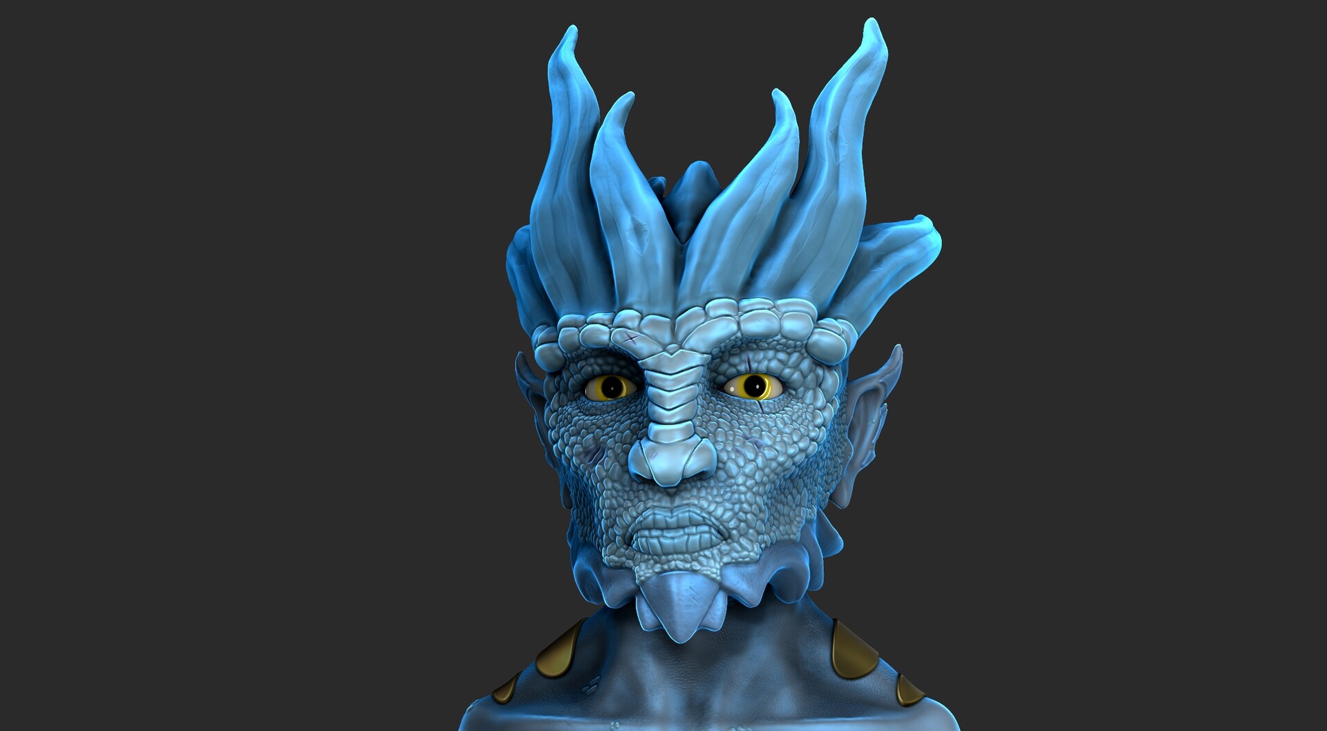 ArtStation - Dragonborn Bust