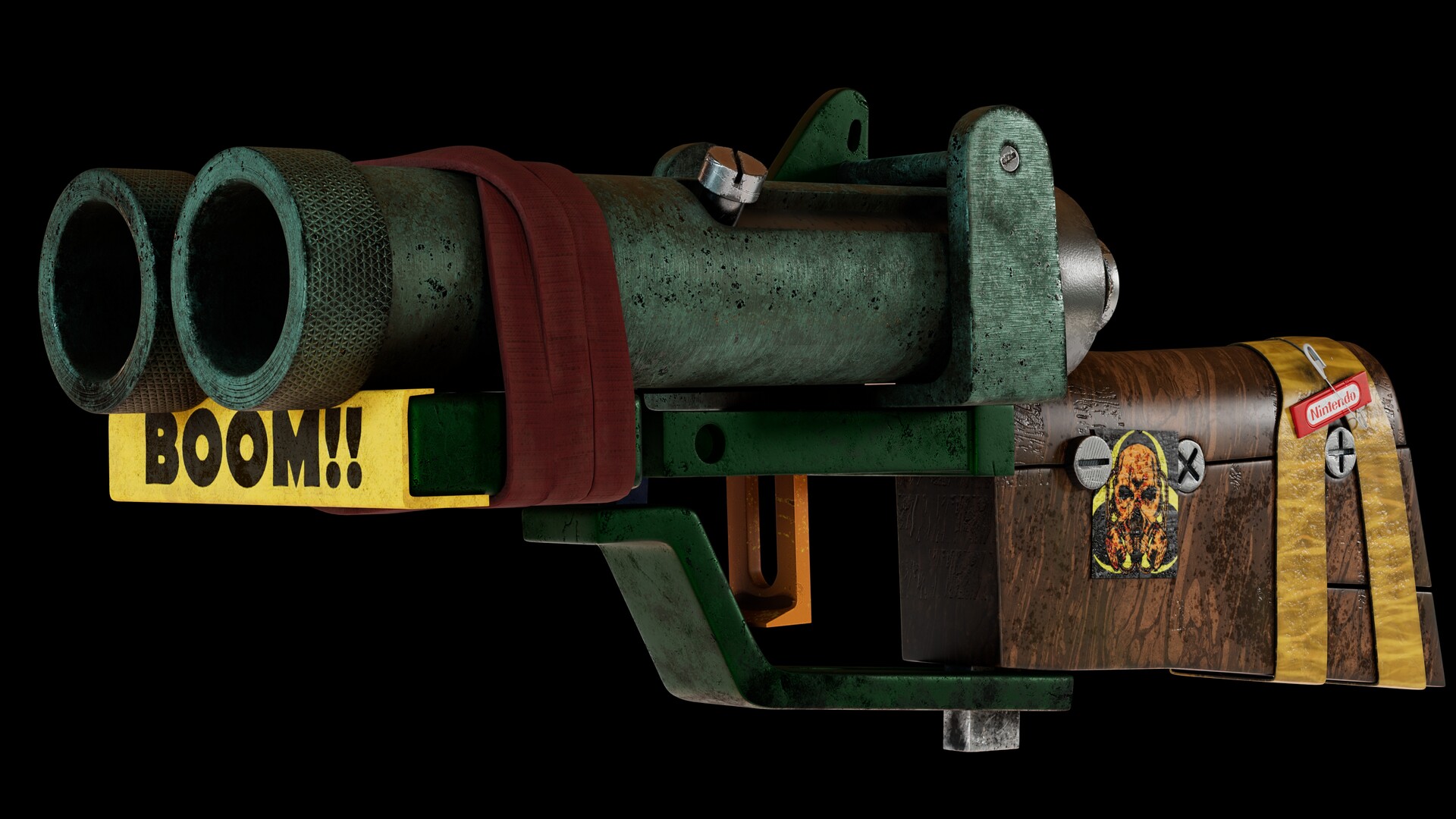 ArtStation - One handed Shootgun