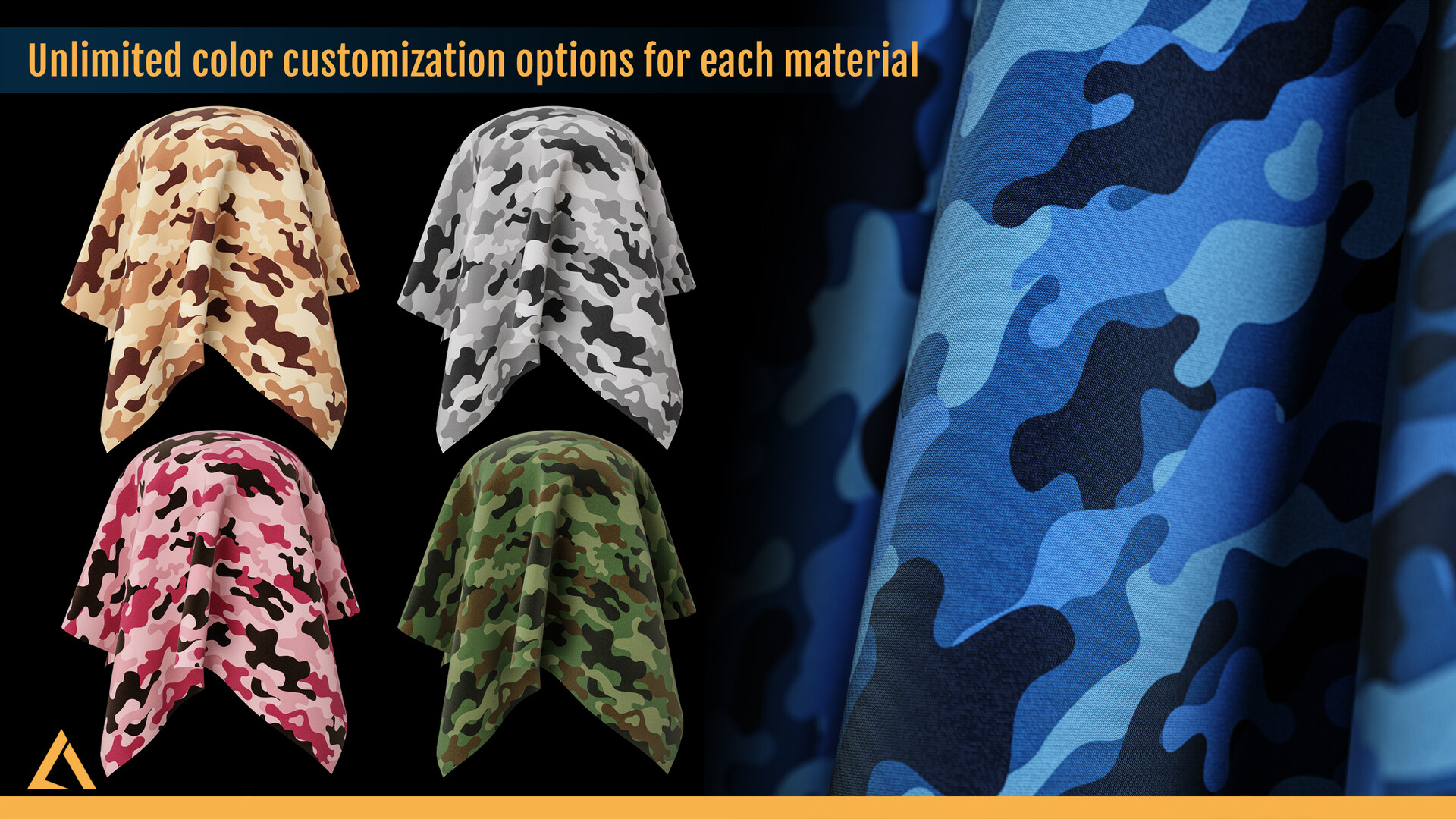 Ansar Soudkhah - 40 Tactical Military Camo Fabric Materials (SBSR ...