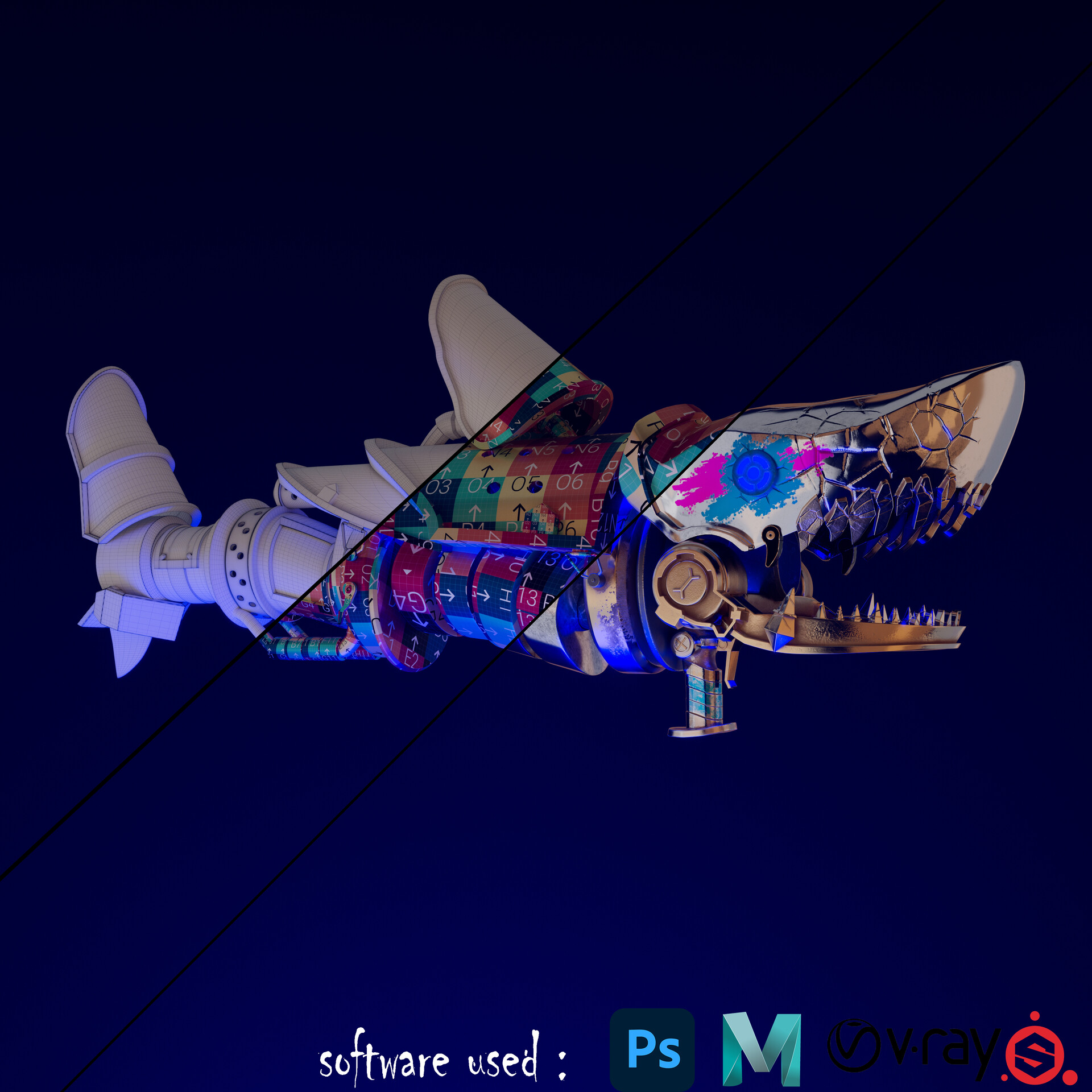 ArtStation - ARCANE// jinx's shark cannon