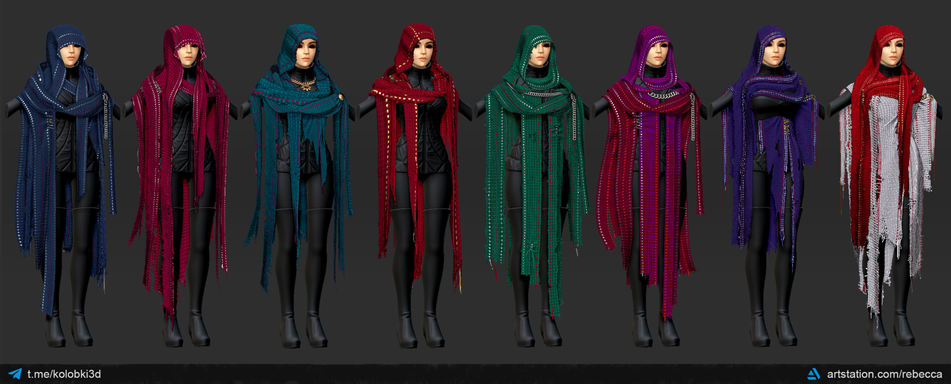ArtStation - Modular cloaks