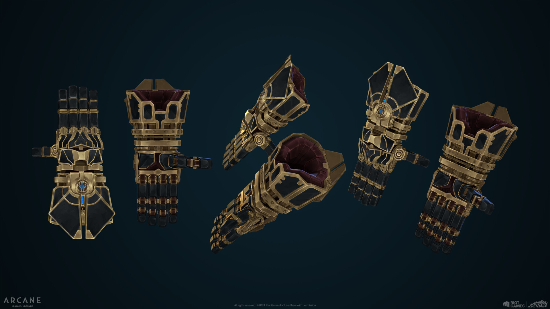 Ambre Sedogbo - ARCANE S2 - Texture - RHINOGUN/GAUNTLETS