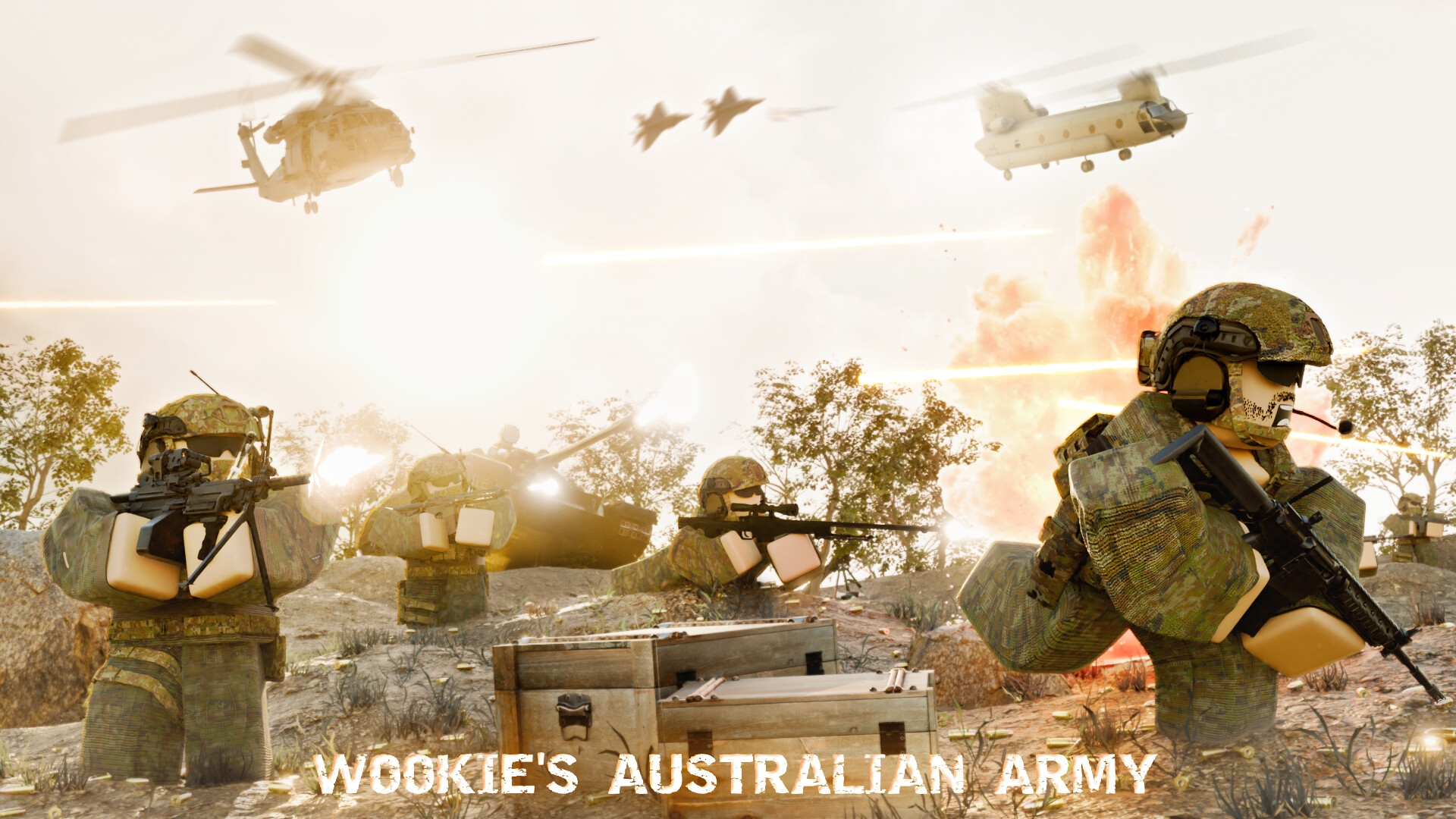 ArtStation - Australian Army Battlefield