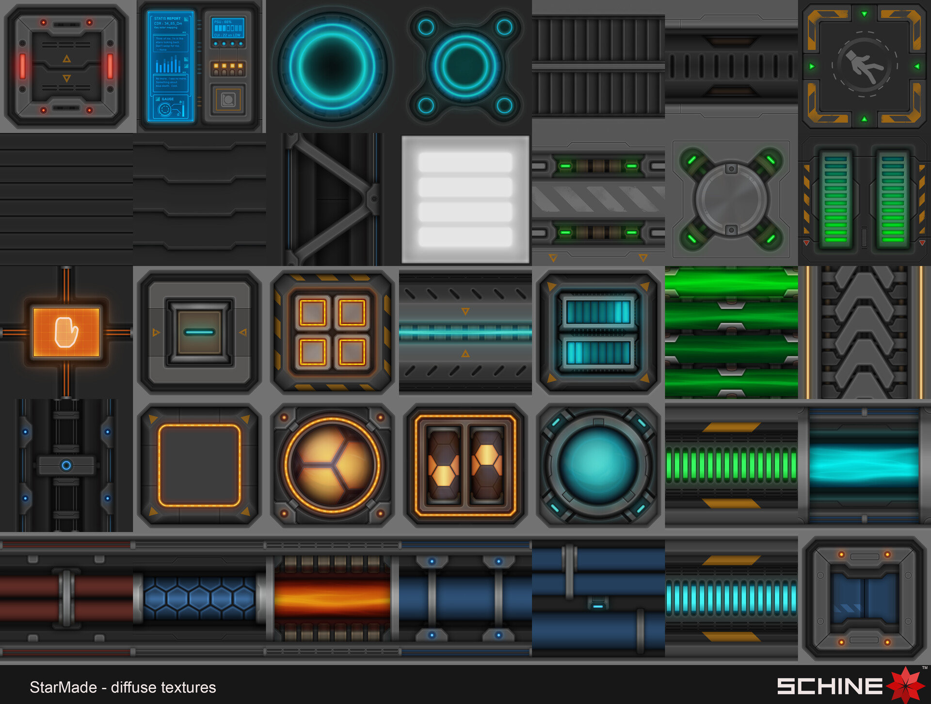 ArtStation - Starmade Voxel Textures