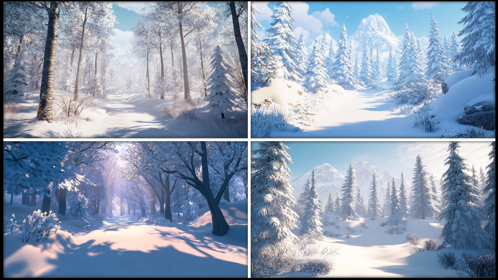 Ferial Concept - 🔹280 Snowy Forest - Nature Concept Reference Image ...