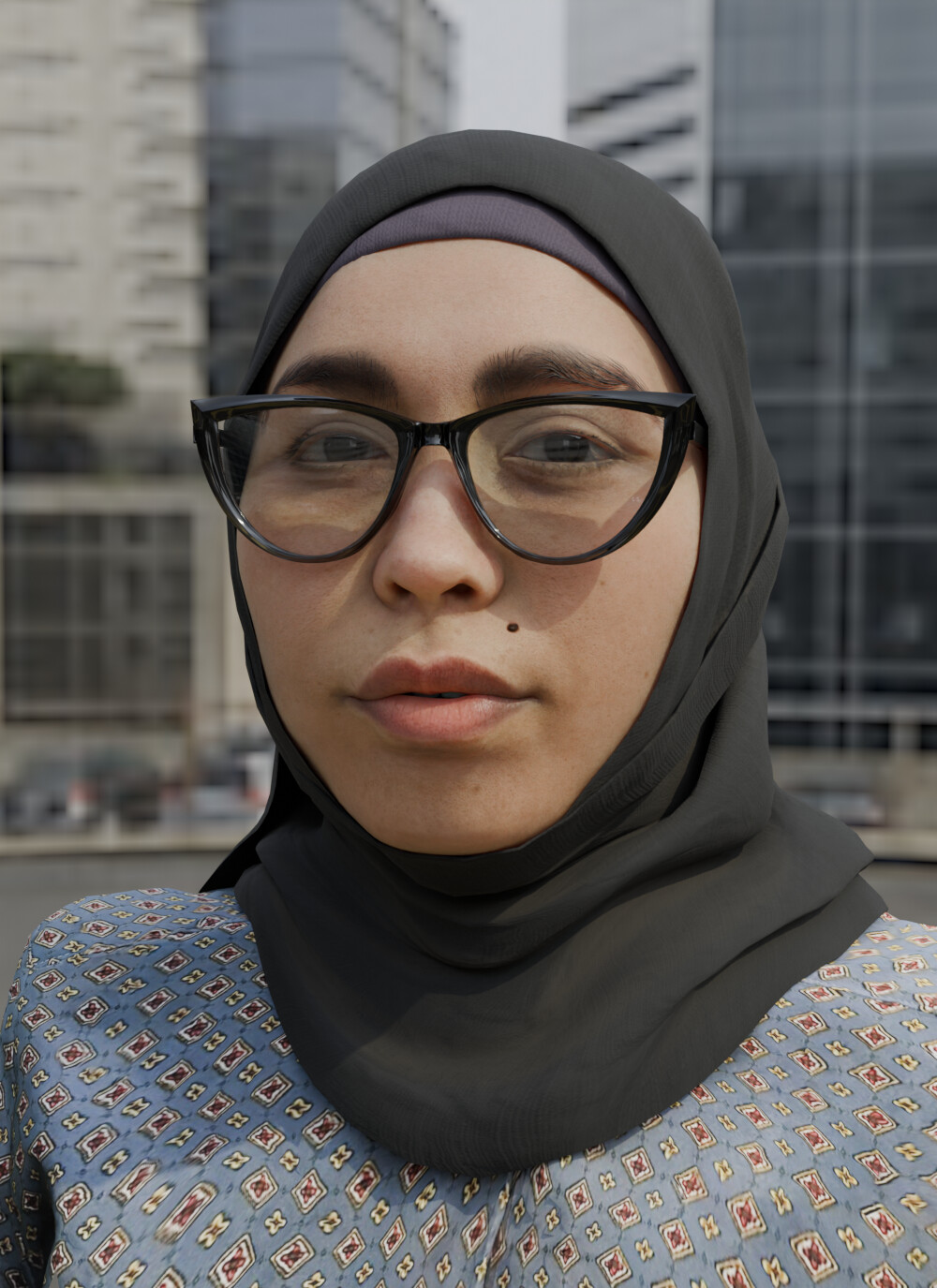 ArtStation - Realistic 3D Head Model – Photorealistic Shader Study