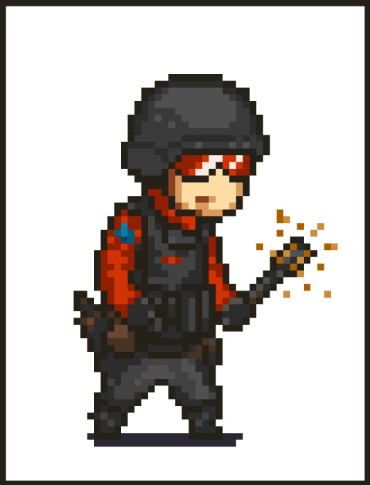 ArtStation - Officer SD (SS14) in Dead Ahead style