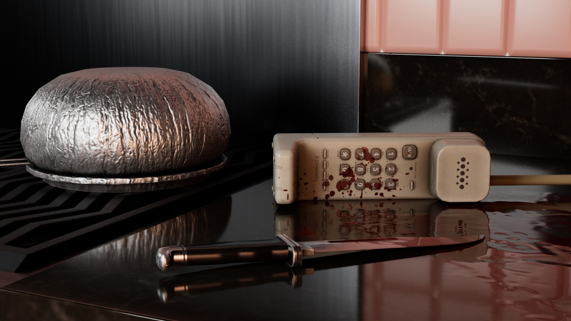 ArtStation - Scream - Kitchen Scene