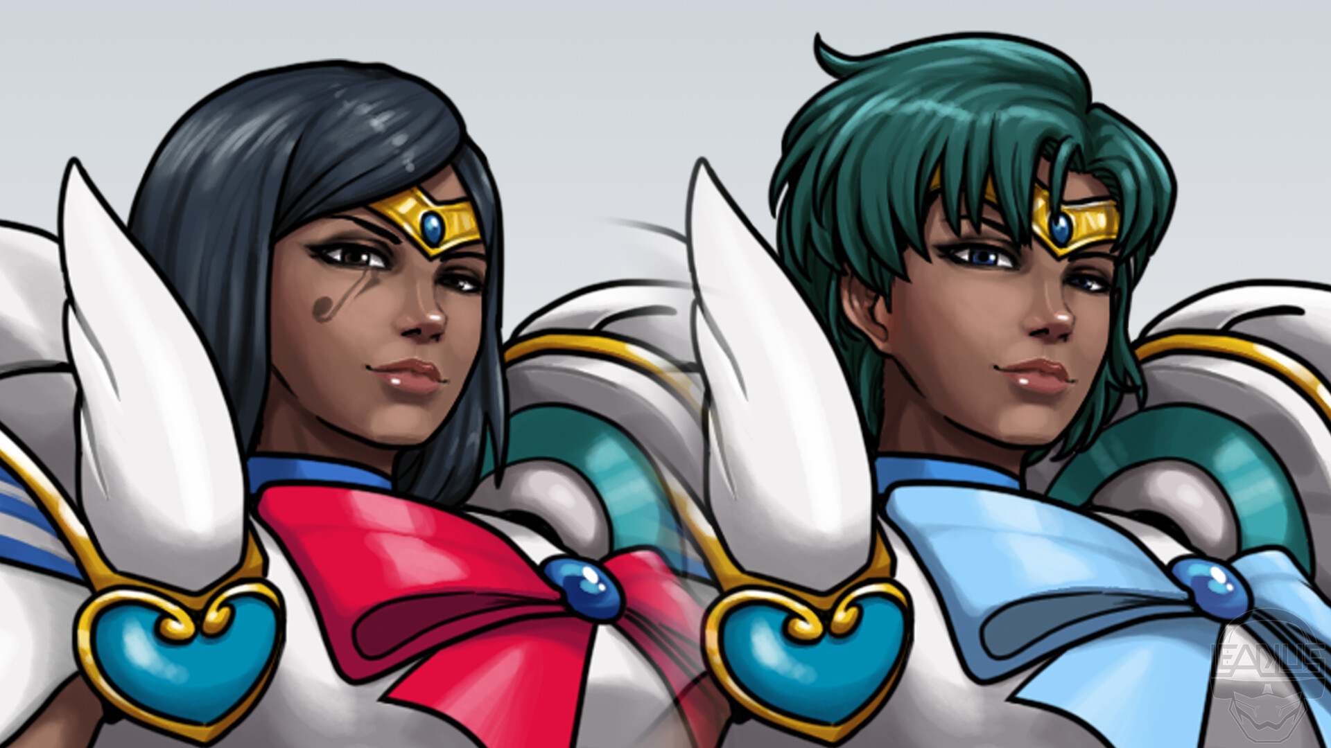 Leadius - Overwatch x Sailor Moon - Sailor Mercy & Pharah - Collab Skin ...