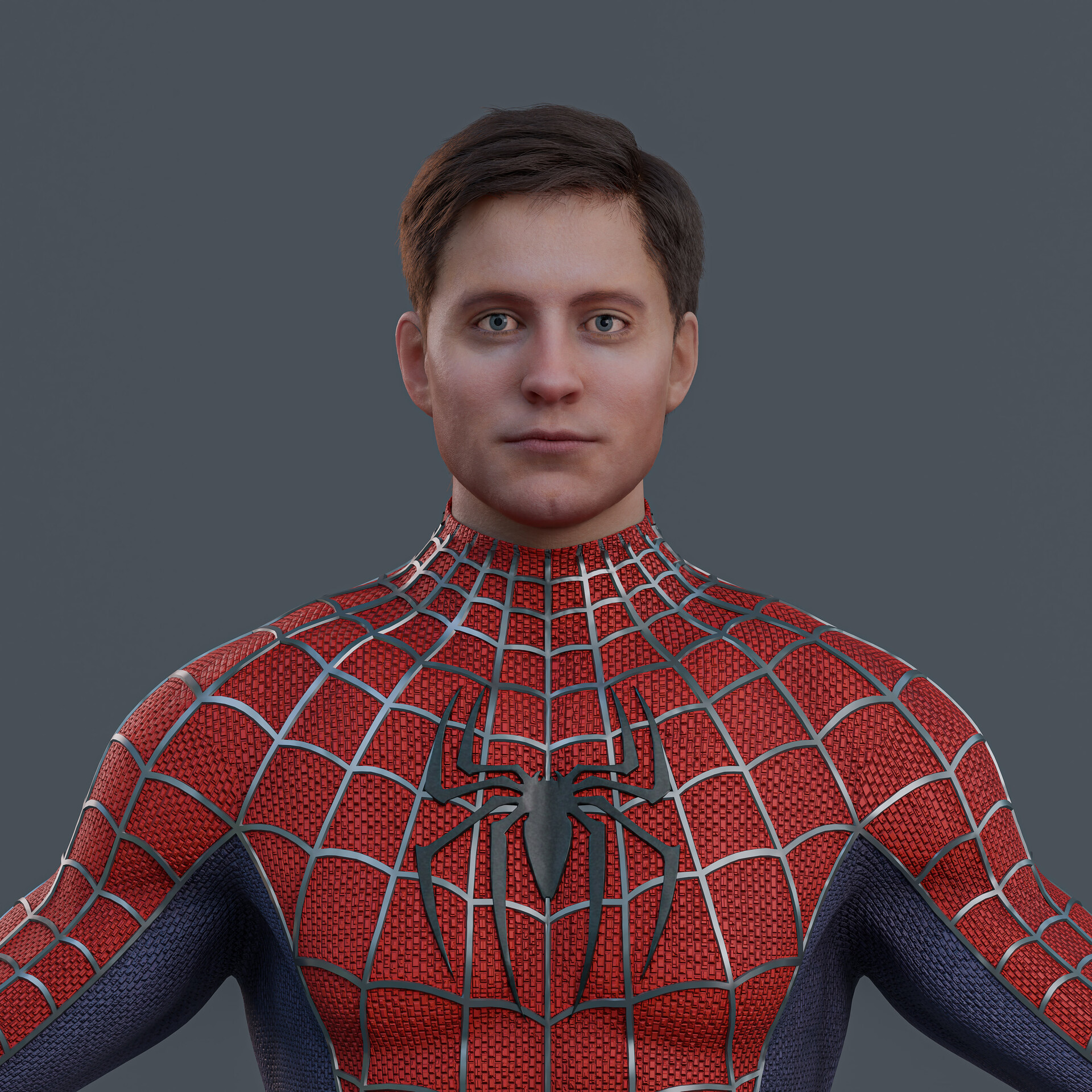 ArtStation - Spider-Man (tobey maguire) hyper realistic 3D model