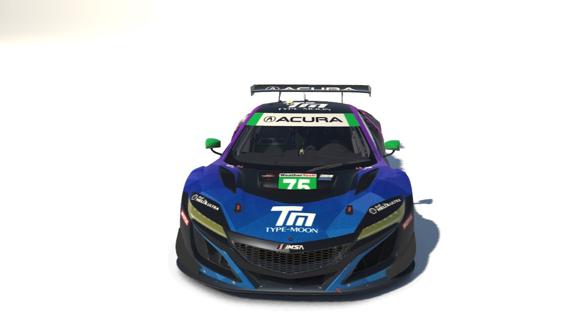ArtStation - CDR Valkyrie x Type Moon Fate Inspired - Acura NSX GT3 EVO