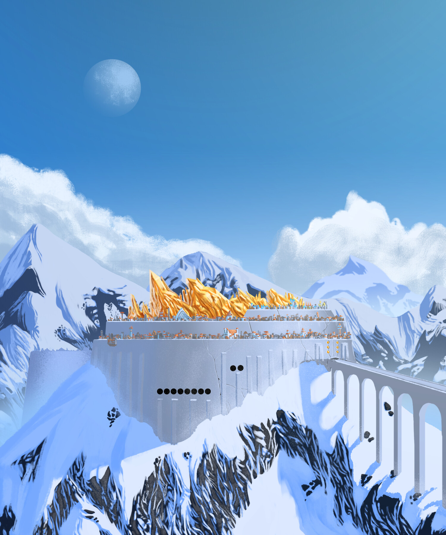 ArtStation - Windy Peak