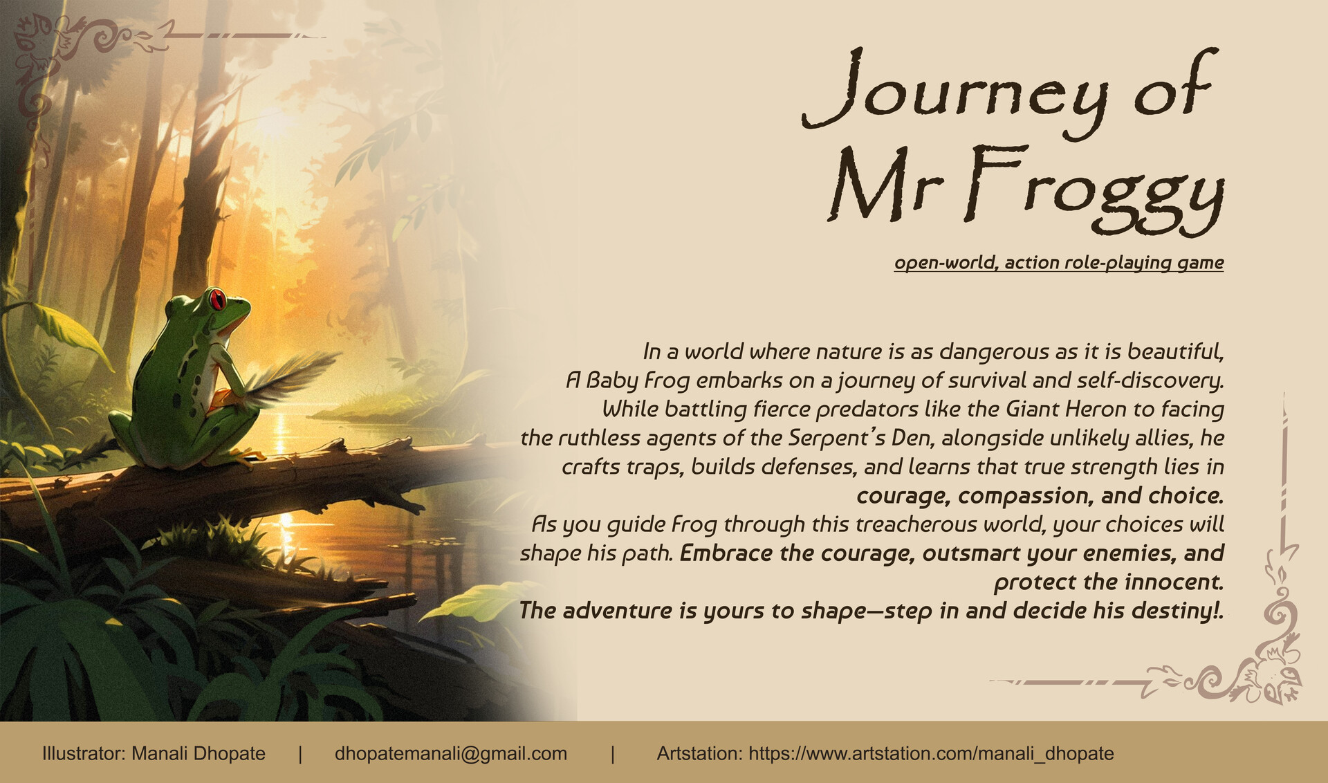 ArtStation - Journey of a frog : Open world RPG game : Characters ...