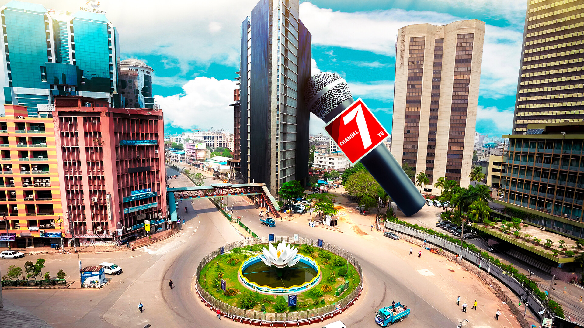 ArtStation - Shapla Chottor and CHANNEL 7 TV Mic Manipulation | C7TVBD