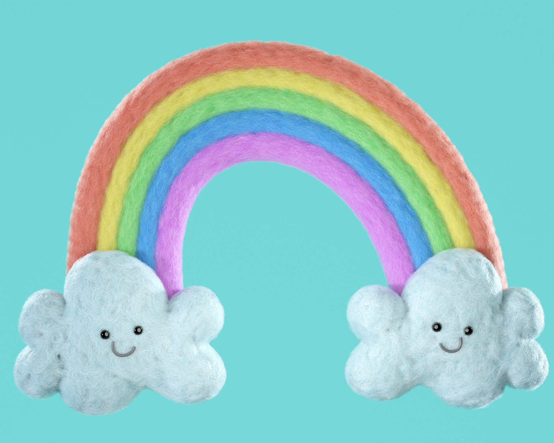 ArtStation - Fuzzy Rainbow