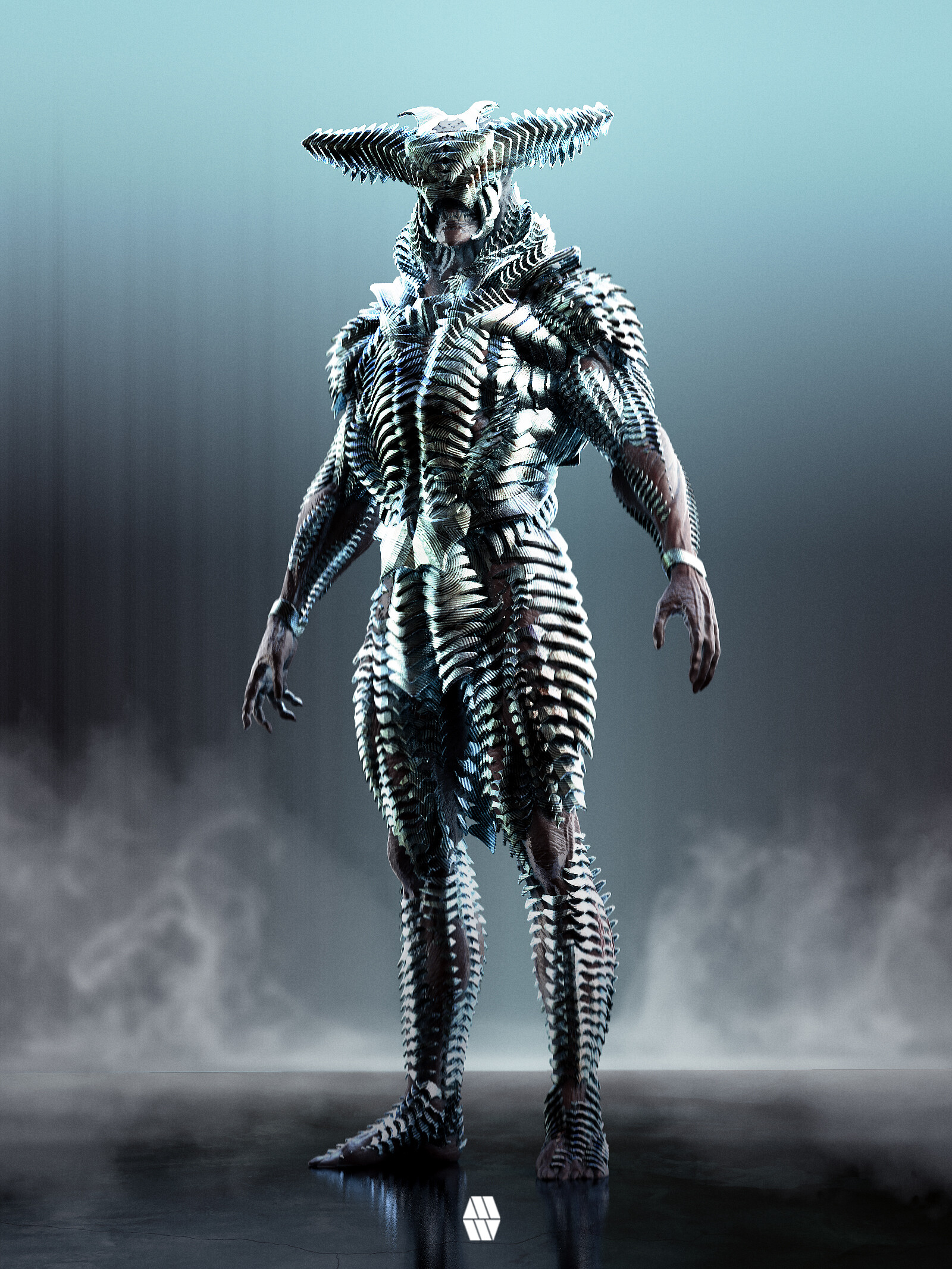 ArtStation - An Alien Emerges - 'Alien Warrior' Concept