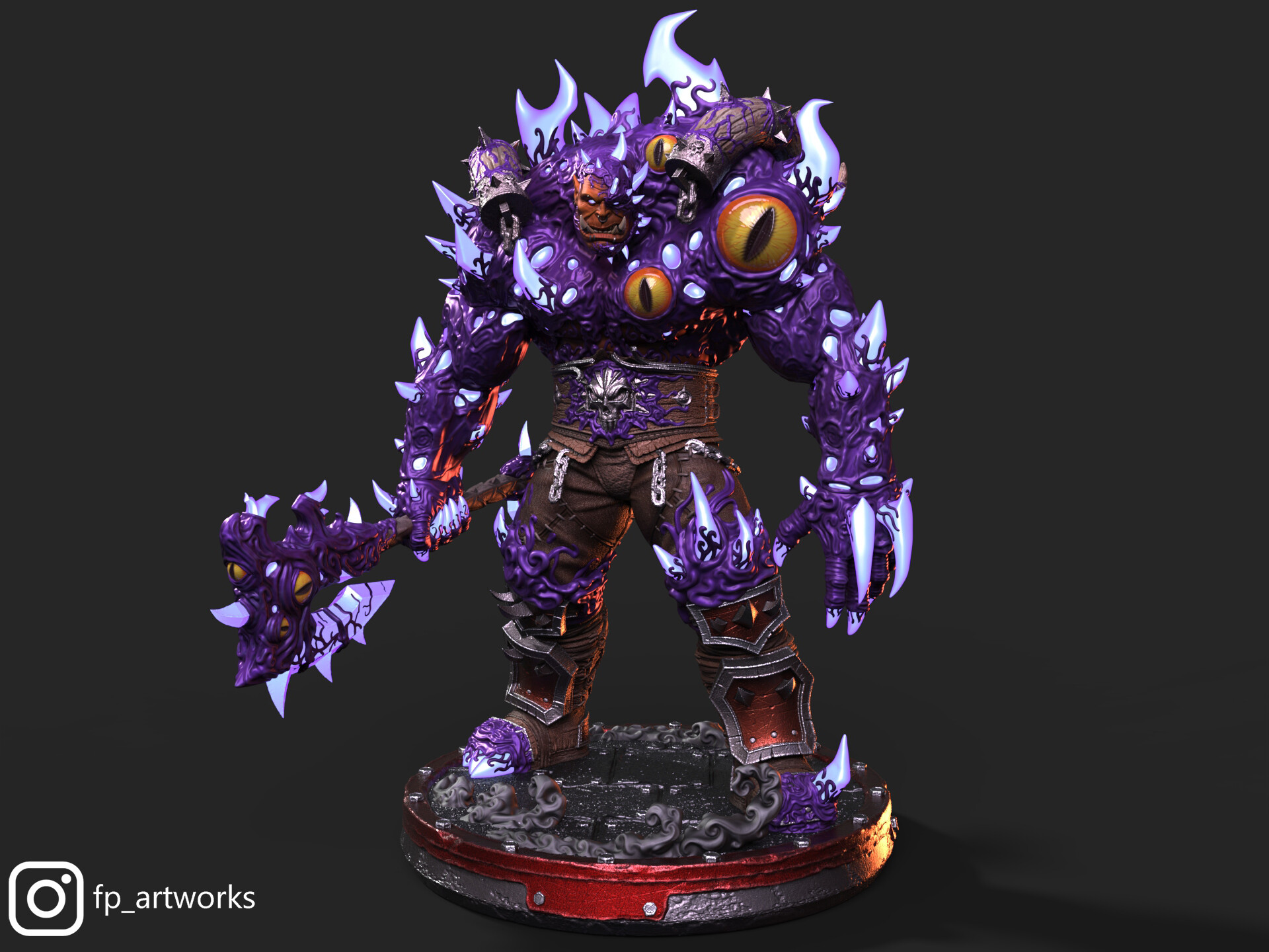 ArtStation - Garrosh Hellscream - Warcraft FanArt