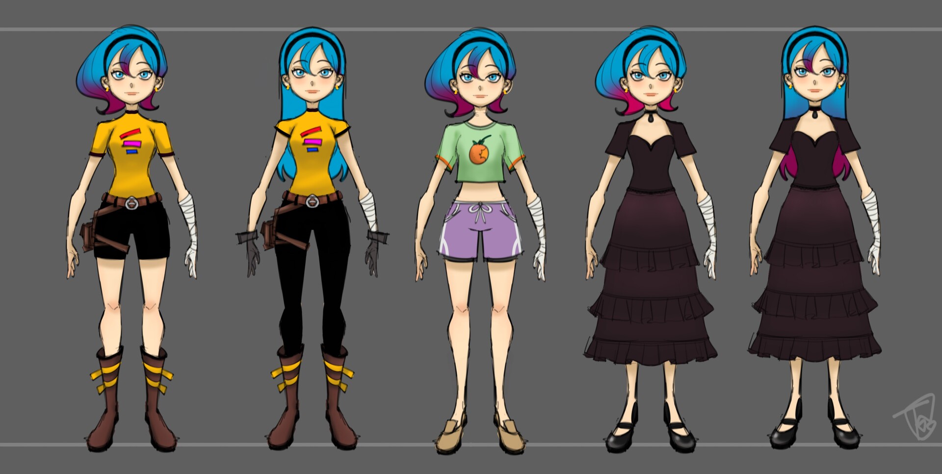 ArtStation - Phoebe Character Design
