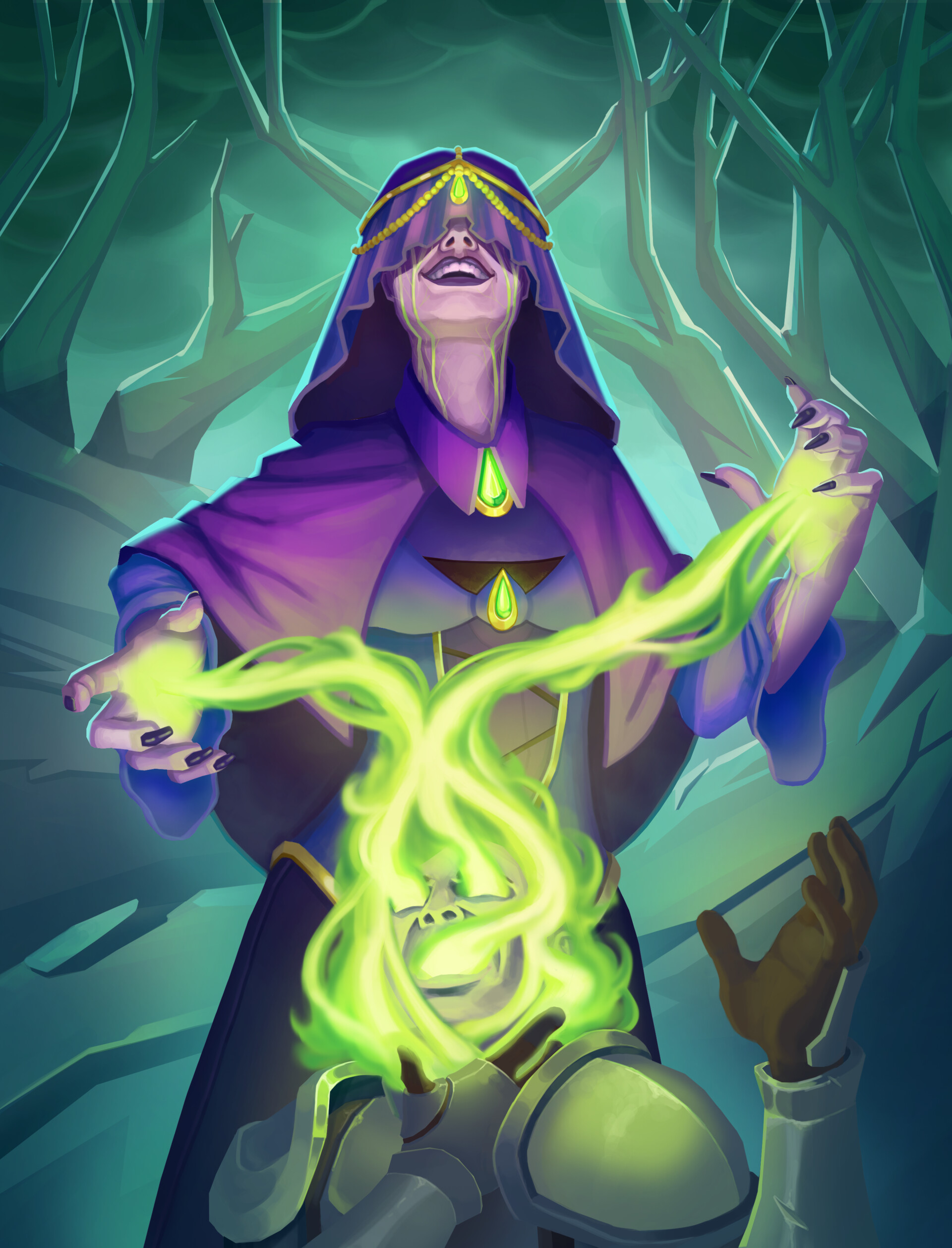 ArtStation - Life Drain Witch