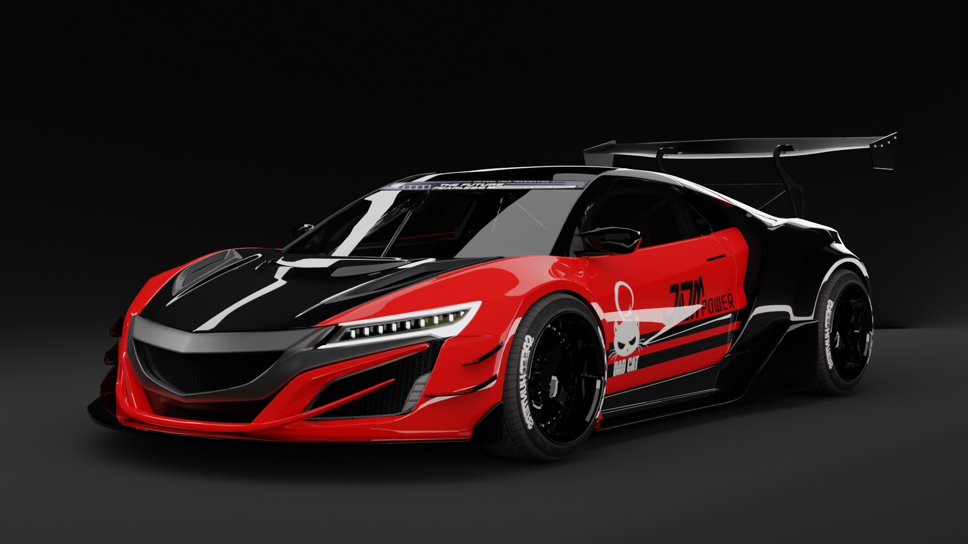 Munna (moon3d) - Acura NSX GT3 white body kit