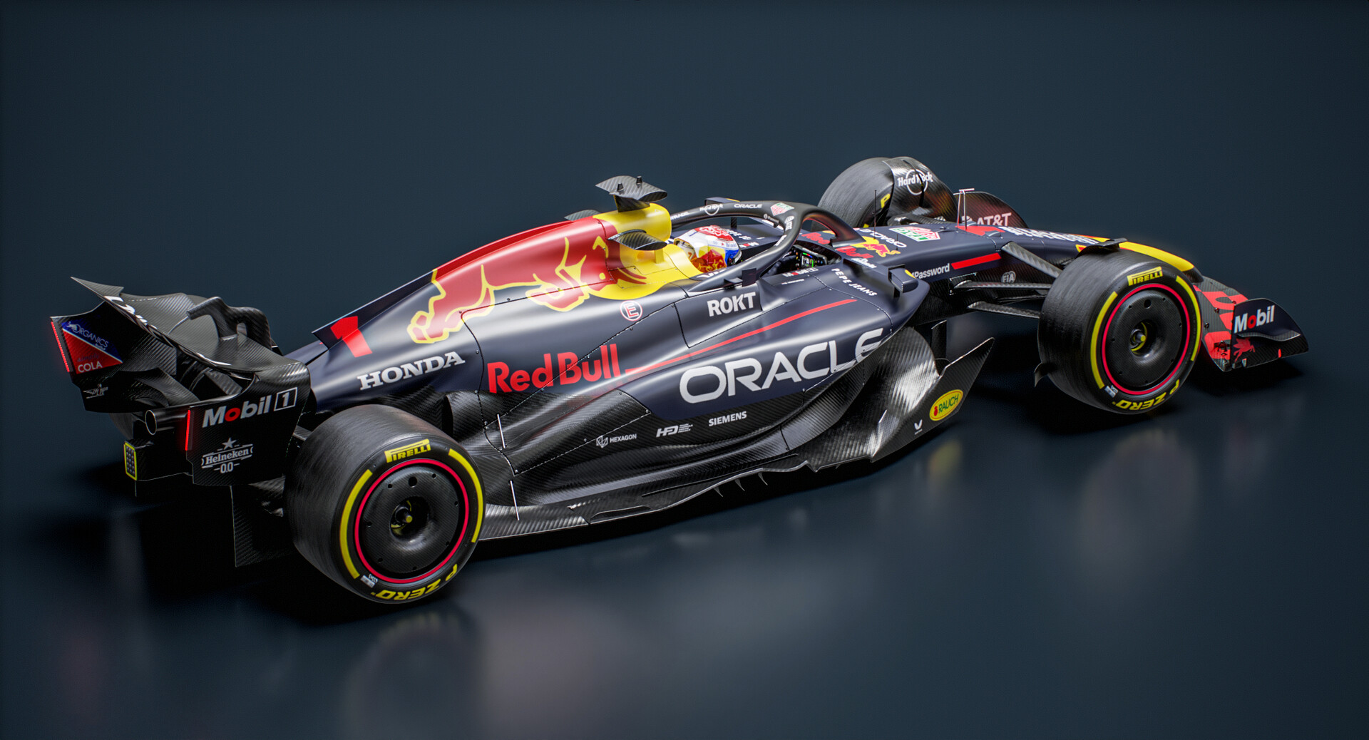 OpticalDreamSoft - Red Bull Racing RB21 2025 F1 Race Car PBR 3D model