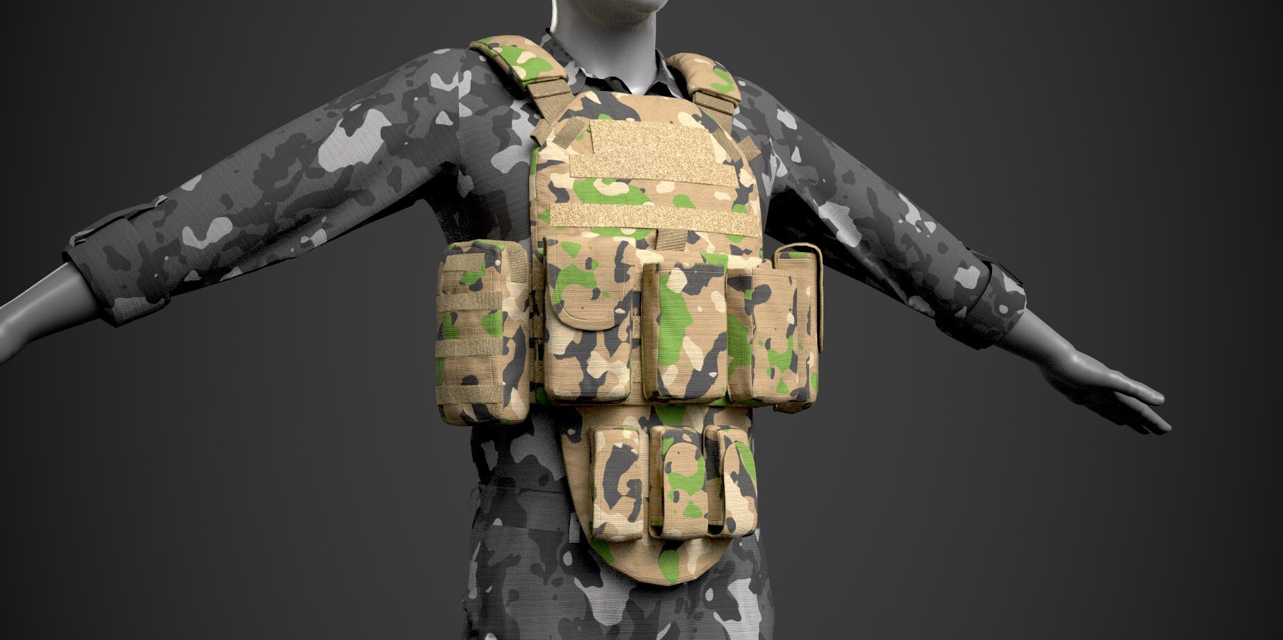 ArtStation - Army Vest