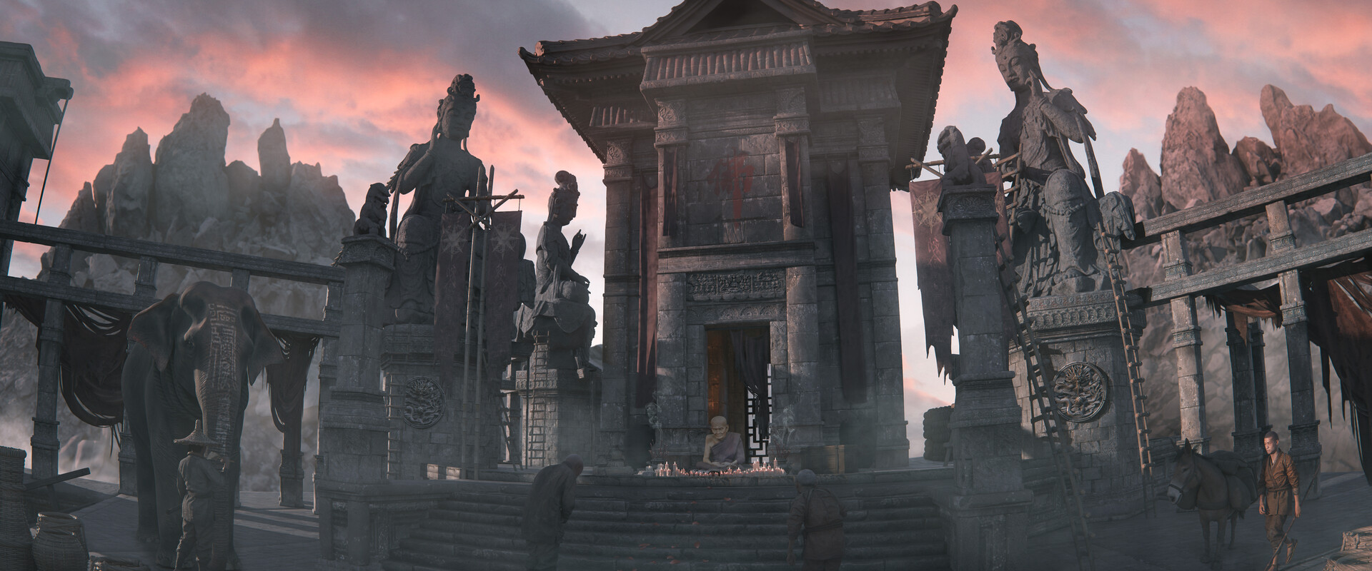 ArtStation - - The Elder Prayer