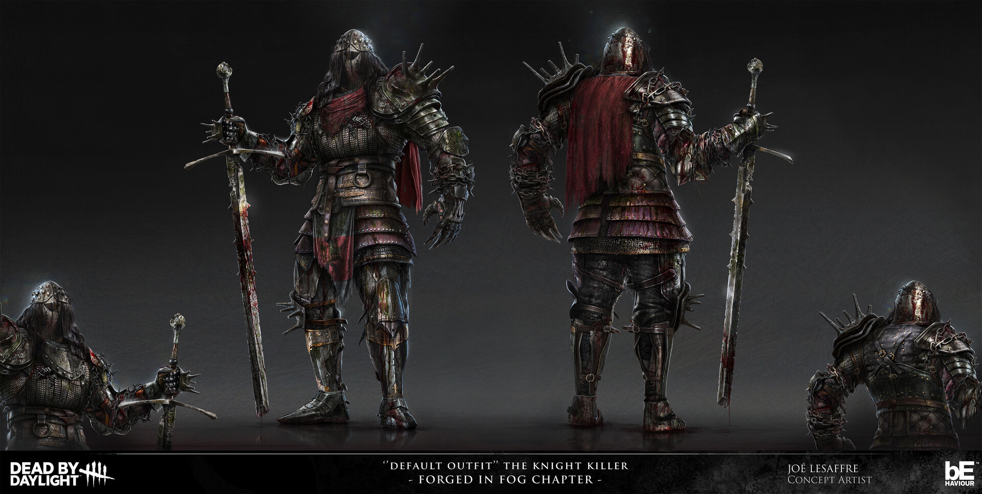 Joé Lesaffre - Dead by Daylight - the Knight, the Jailer and the Assassin