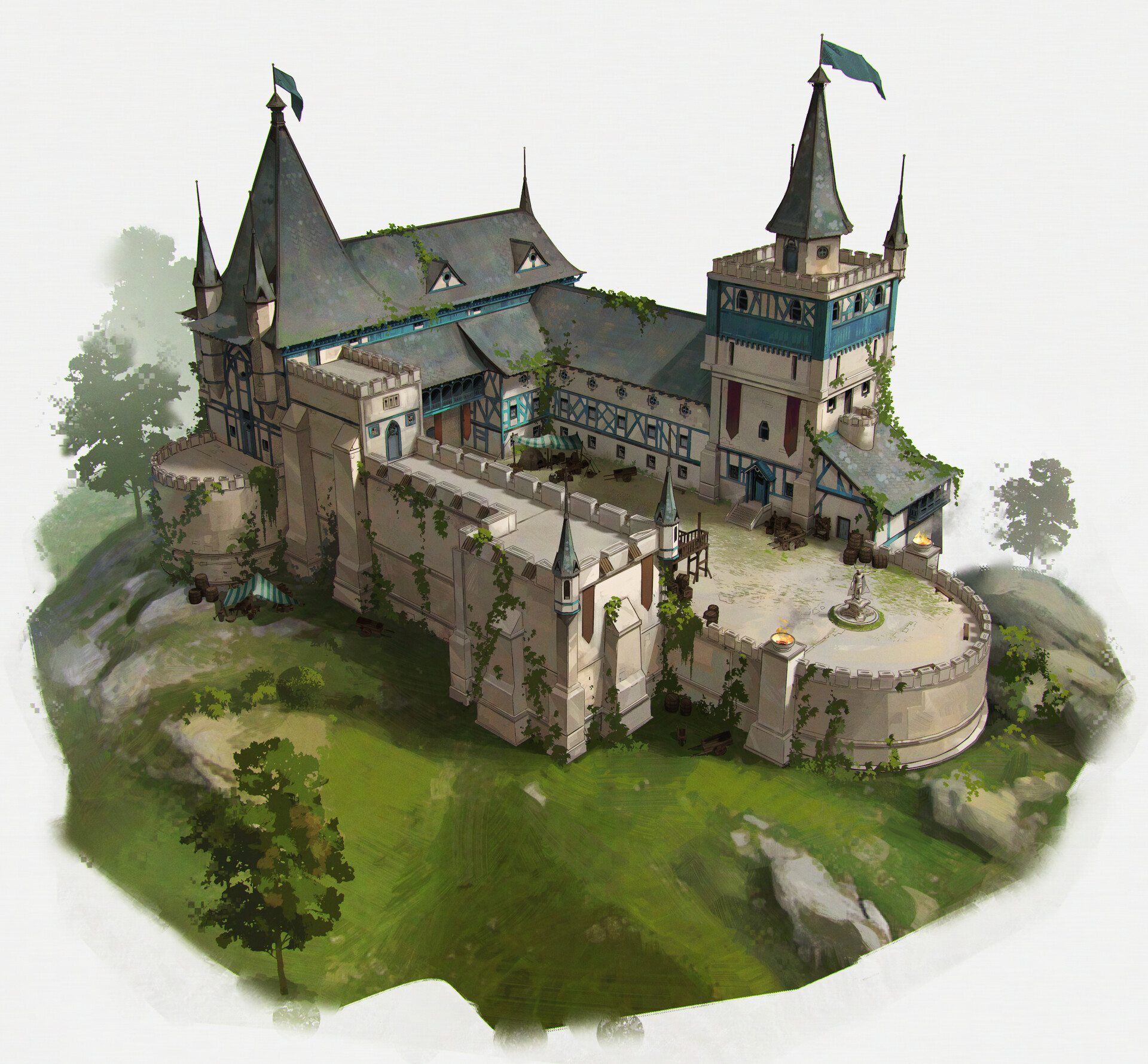 ArtStation - Keep concept for Dungeons & Dragons