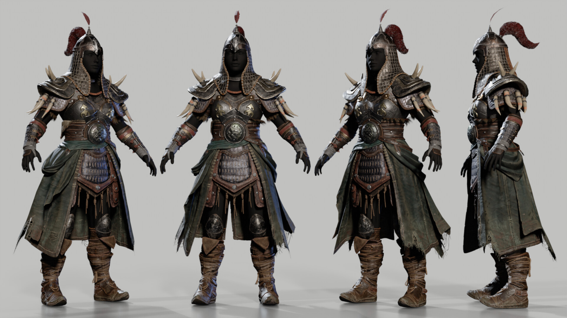 mongol warrior armor