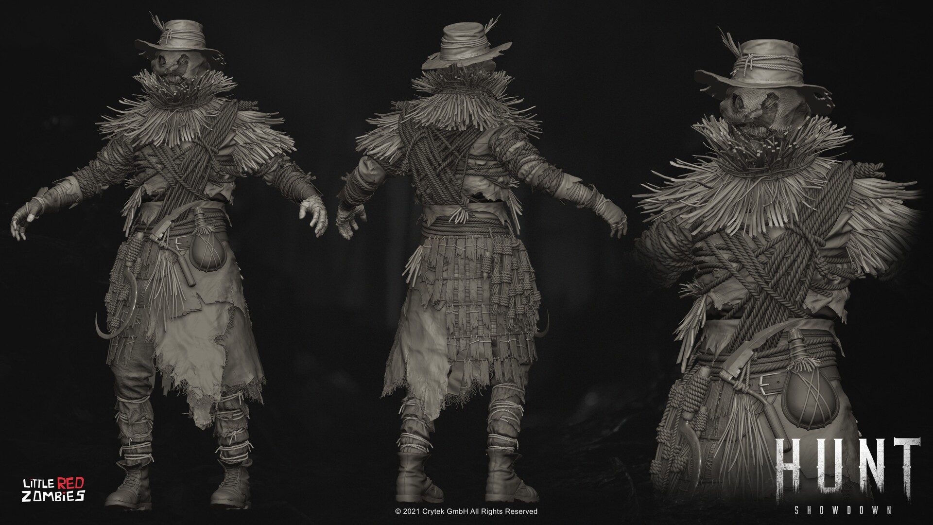 LITTLE RED ZOMBIES - Hunt: Showdown - The Scarecrow