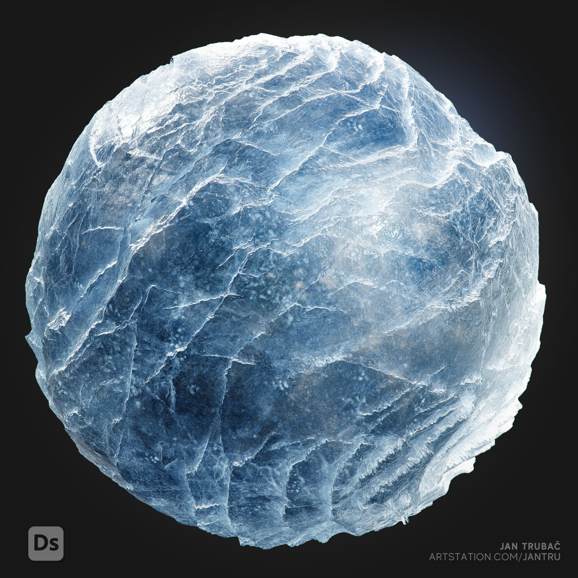 Jan Trubac - portfolio - Ice Bubbles - Substance Designer