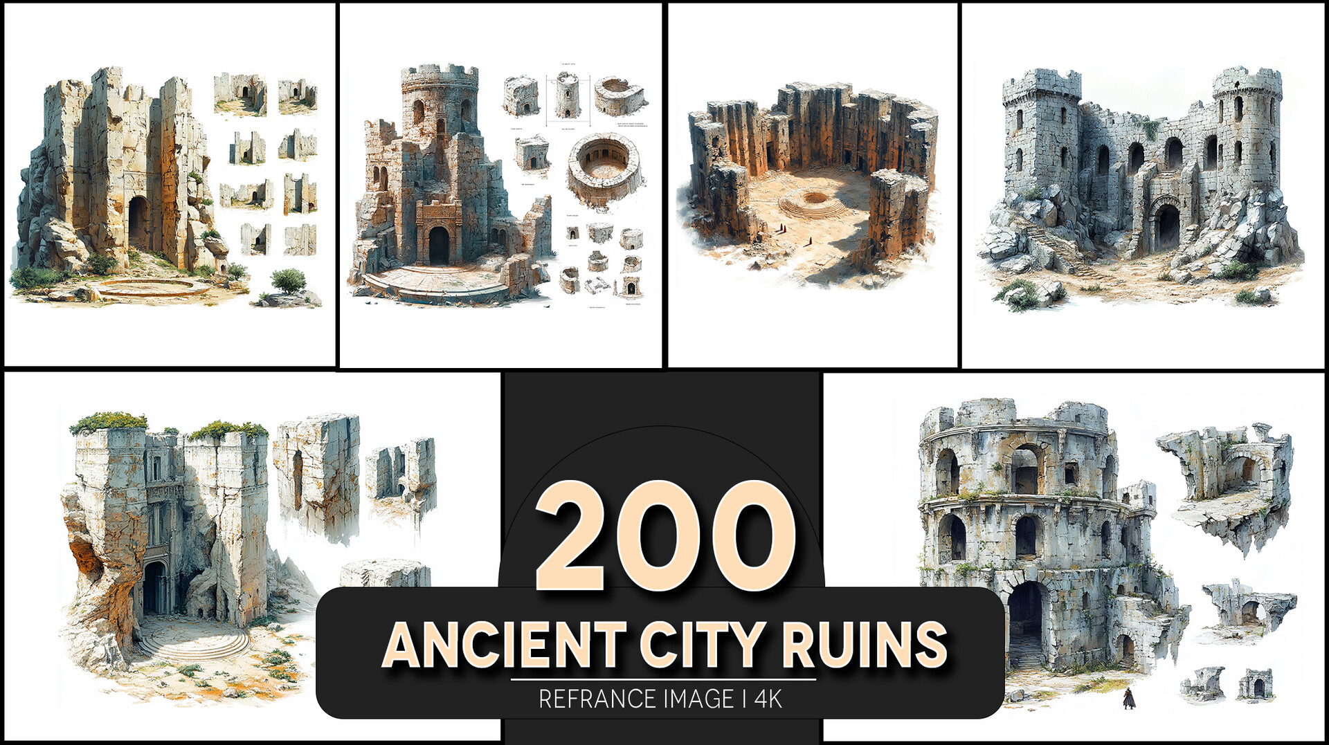 Pixel Ref - Ancient City Ruins 4K Reference/Concept Images Pixel Ref - Ancient City Ruins 4K Reference/Concept Images
