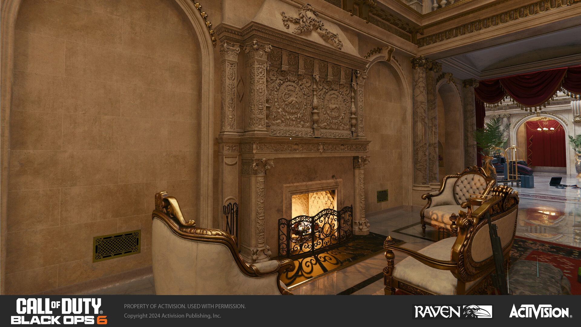 Nicholas D'Alfonso - Call of Duty Black Ops 6 - Heist Fireplace