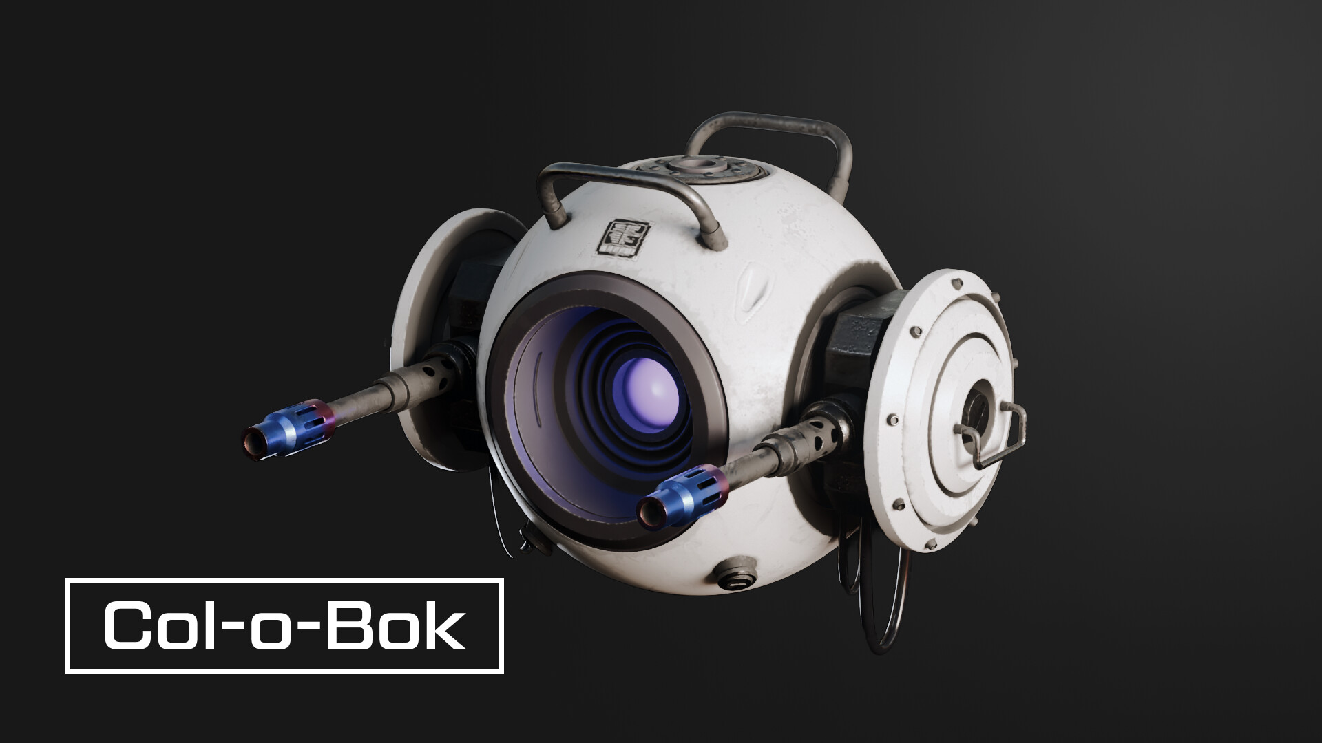 ArtStation - Spherical Defence Robot "Col-o-Bok"