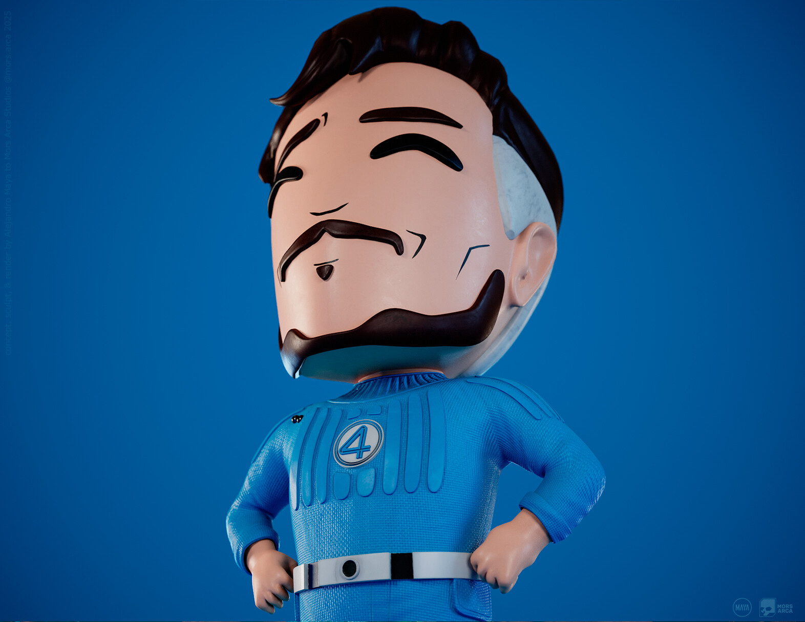 Alejandro Maya - Mr. Fantastic / Fan art toy
