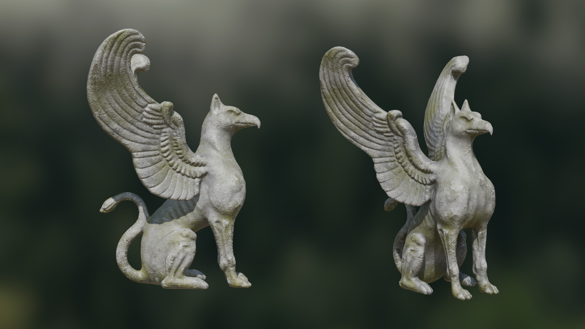 ArtStation - Griffin Statue