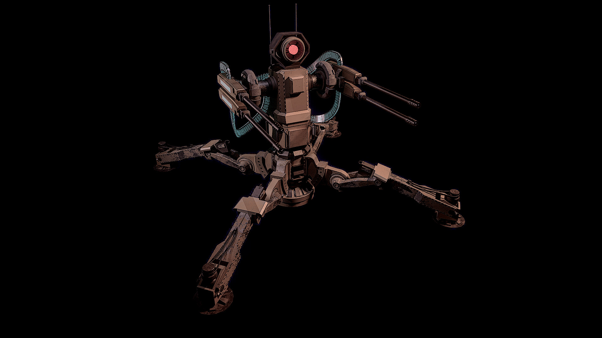 ArtStation - Auto-Cannon Energy Turret