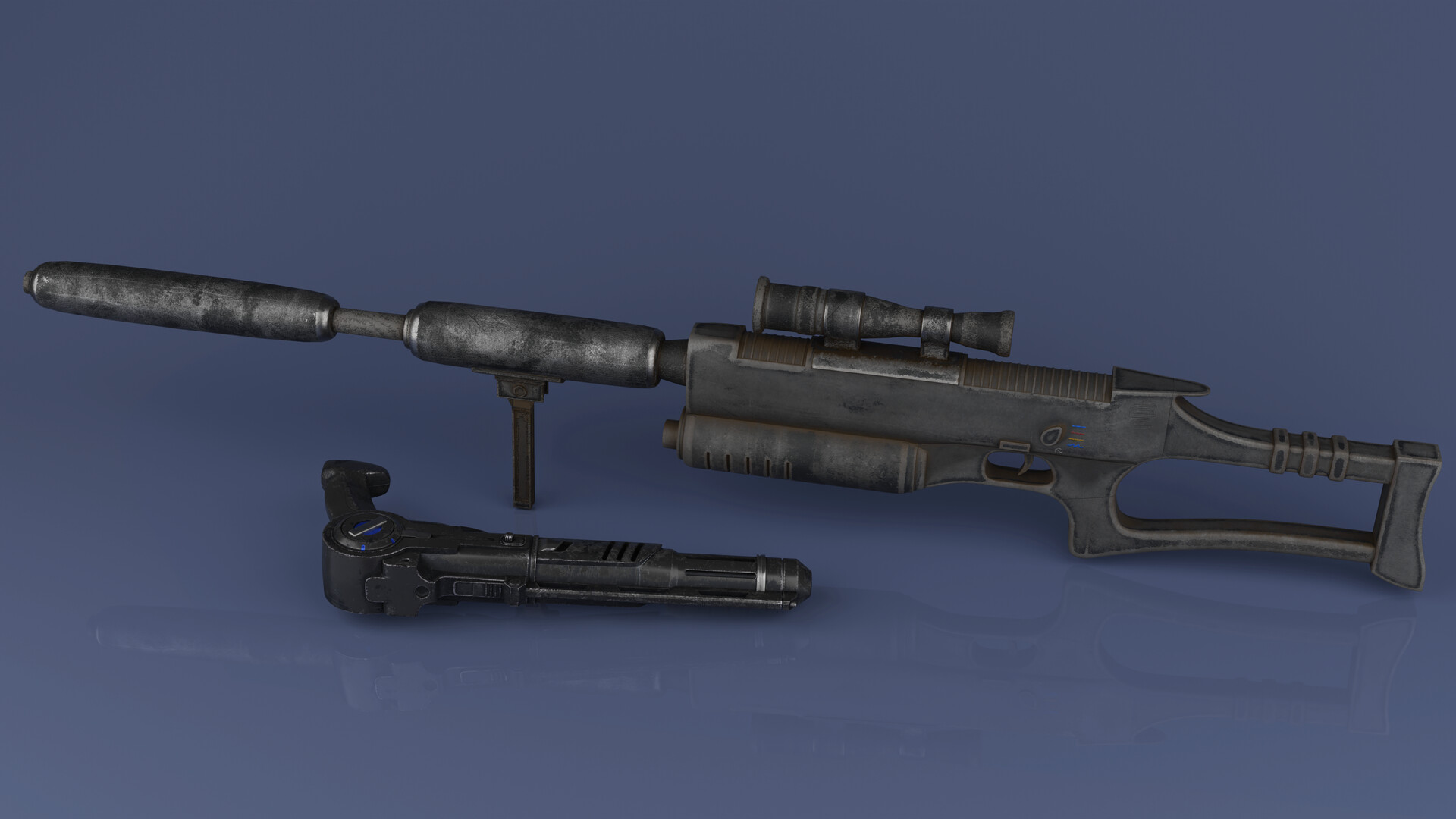 ArtStation - Galactic Marksman - Star Wars Inspired Sniper Rifle