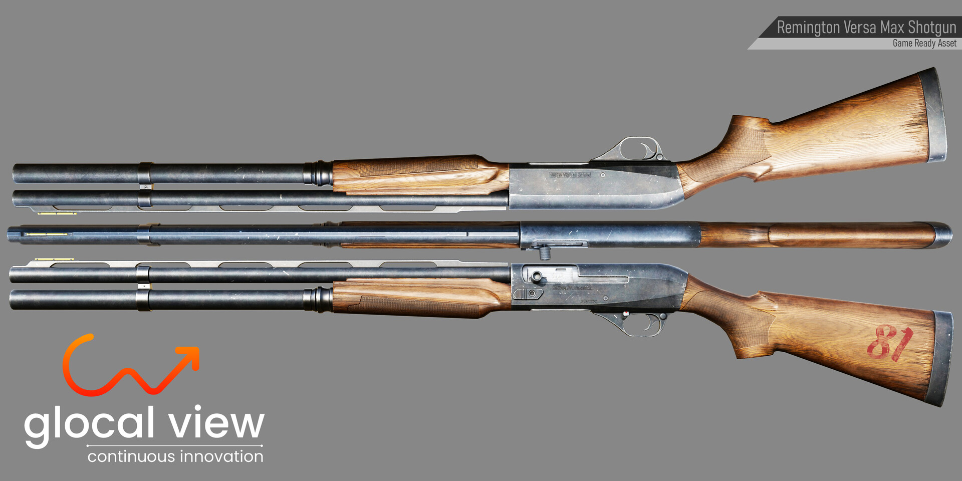 Glocal View Studios - Remington Versa Max Shotgun