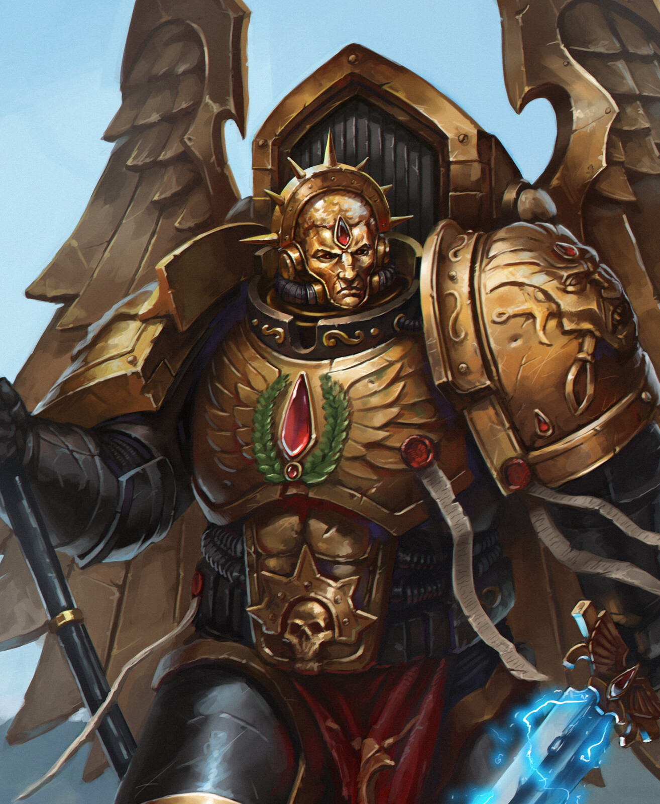 Vitaly Perevoshikov - Tormentors chapter master Abram | Warhammer 40k ...