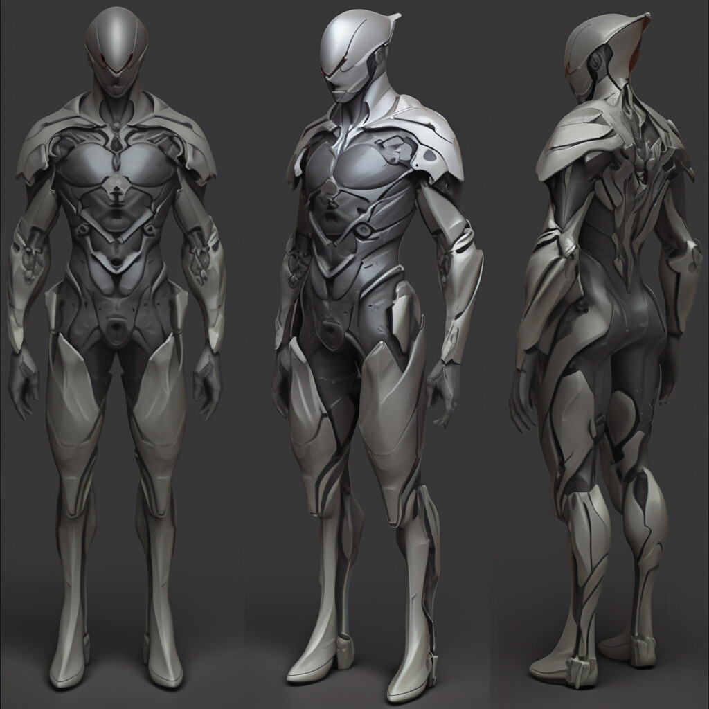 3D Head Sculpt References in 4K - Tika Art - +300 Raw Heroic Body Parts ...