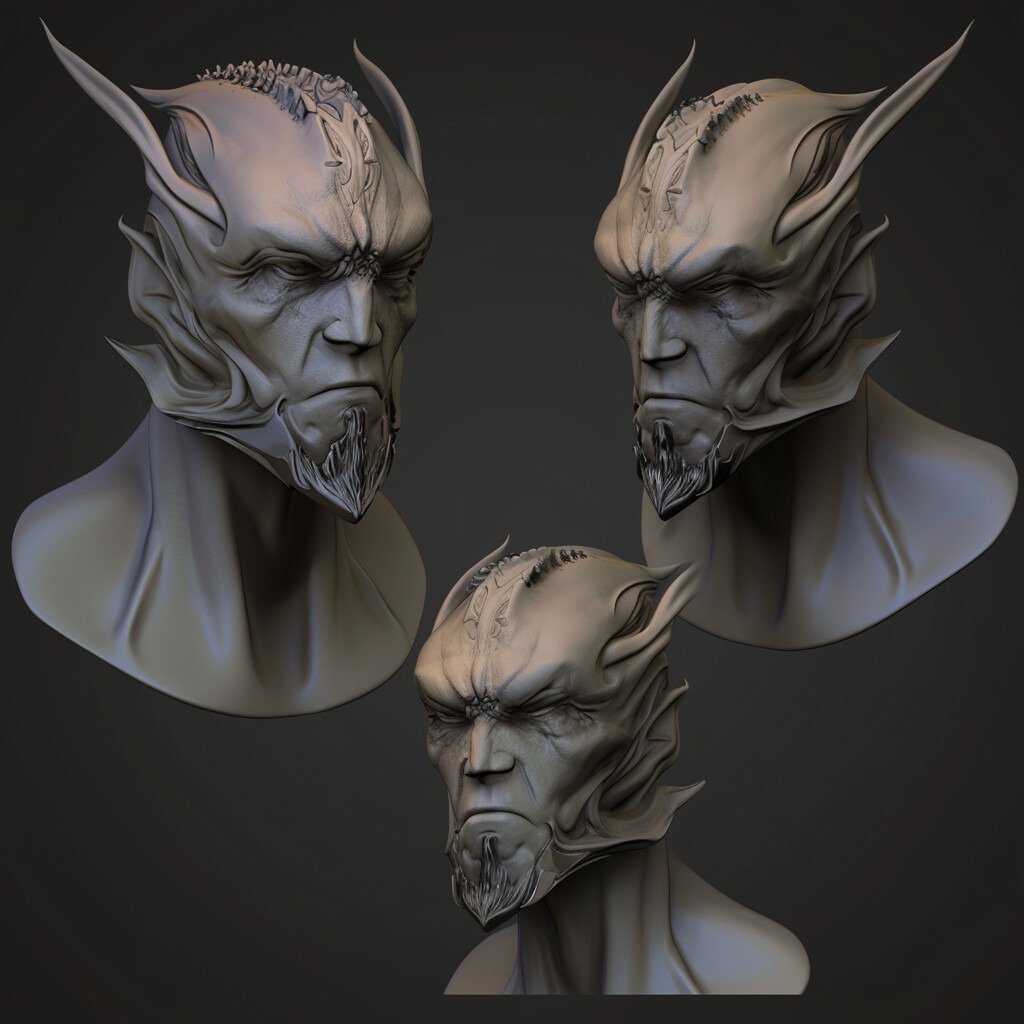 3D Head Sculpt References in 4K - Tika Art - +300 Raw Heroic Body Parts ...